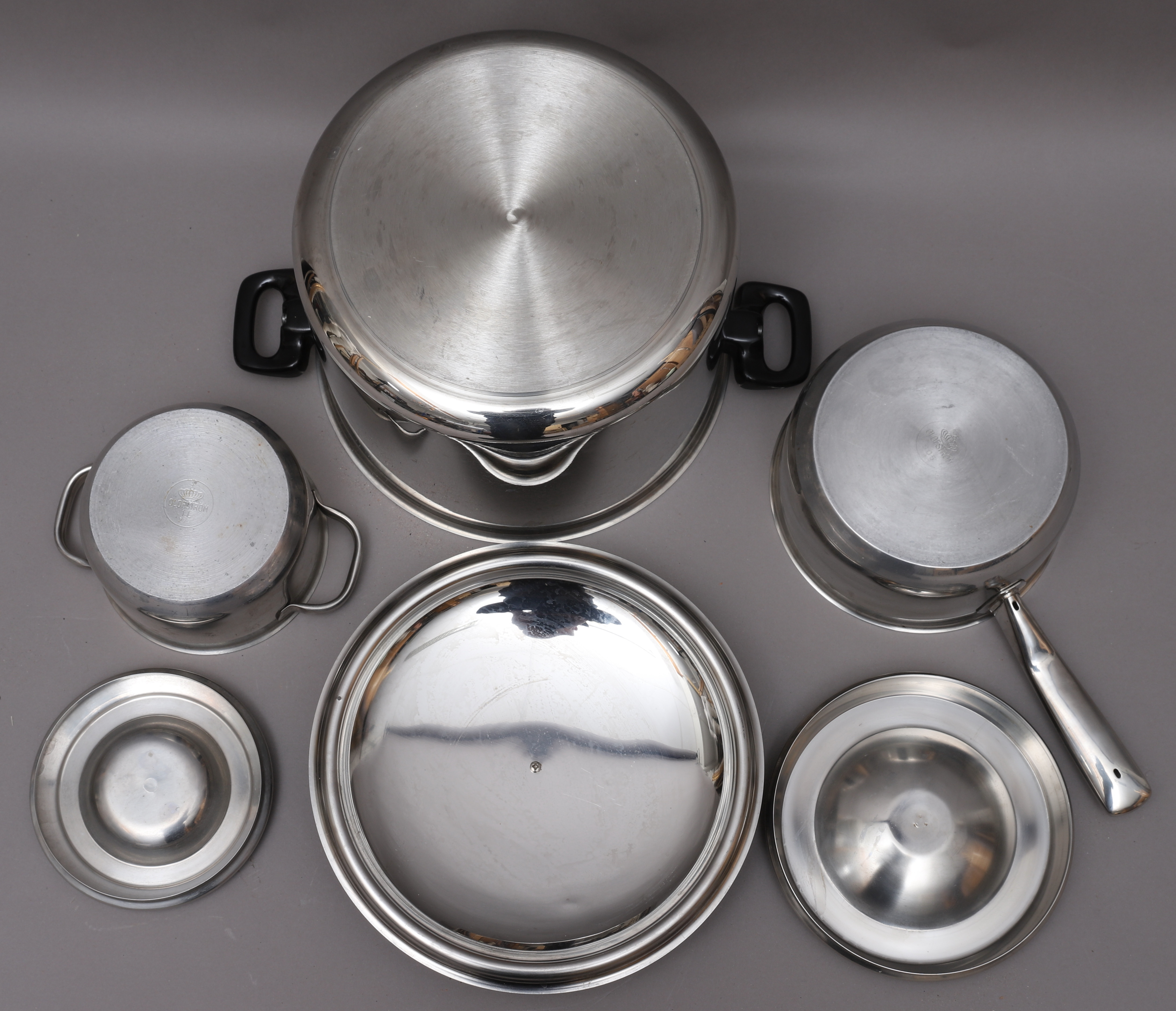 Images for 1996681. POTS, 3 pcs, stainless steel, Olofström & Sitram ...