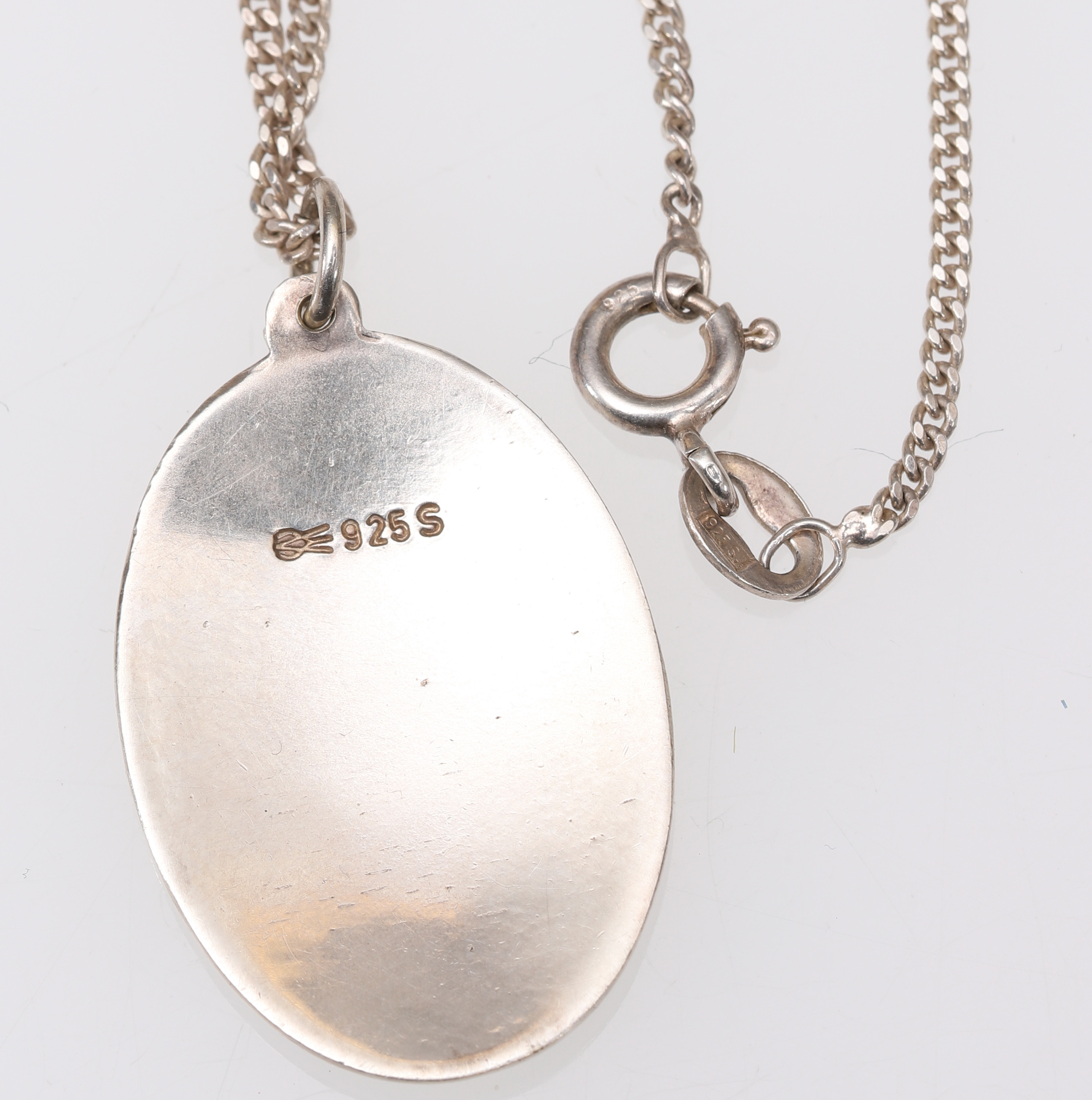 Images for 2001514. AKSEL HOLMSEN. pendant with chain, enameled ...