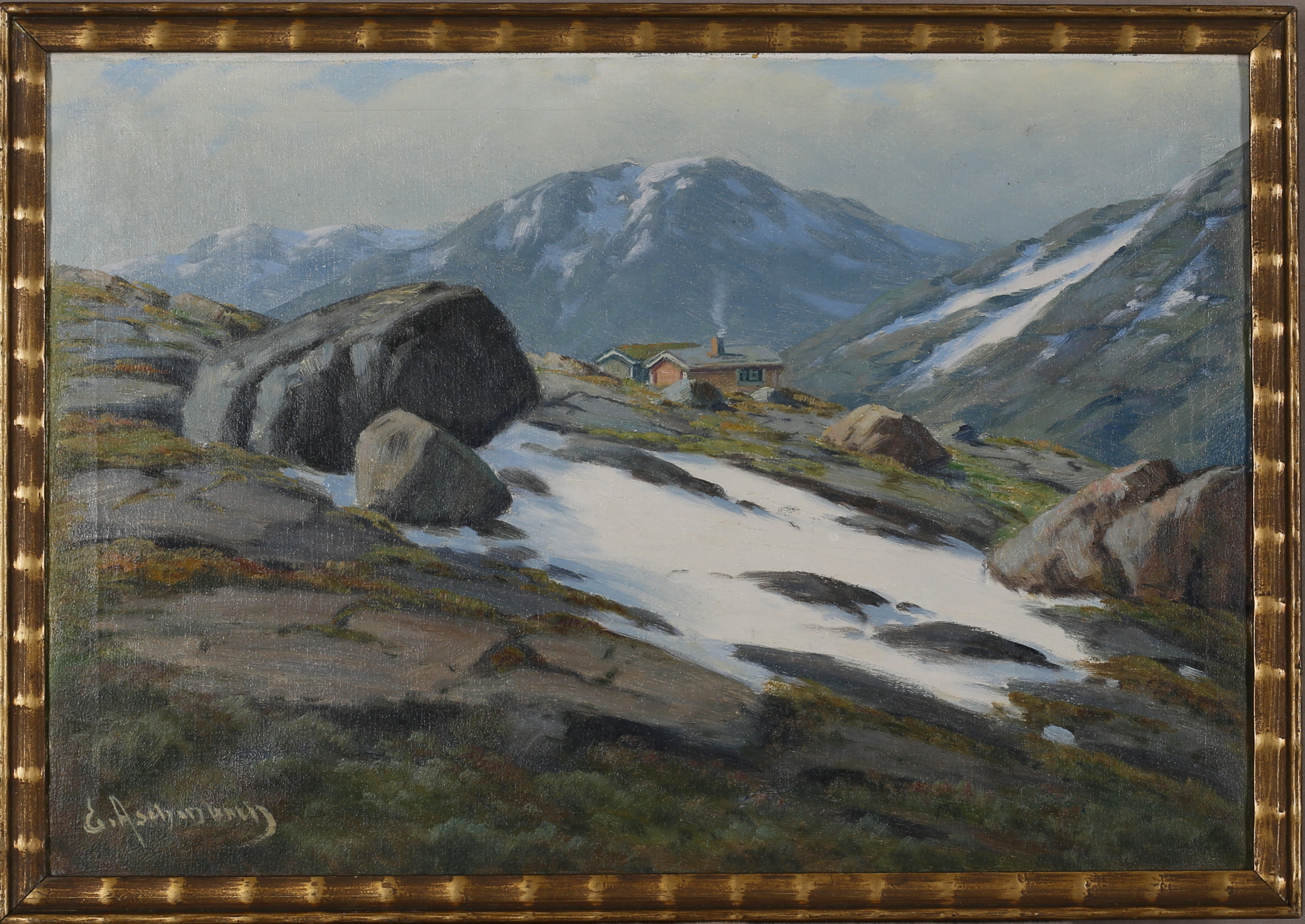 Images for 2002025. ERNST ASCHENBACH (1872-1954). Oil on canvas, signed ...