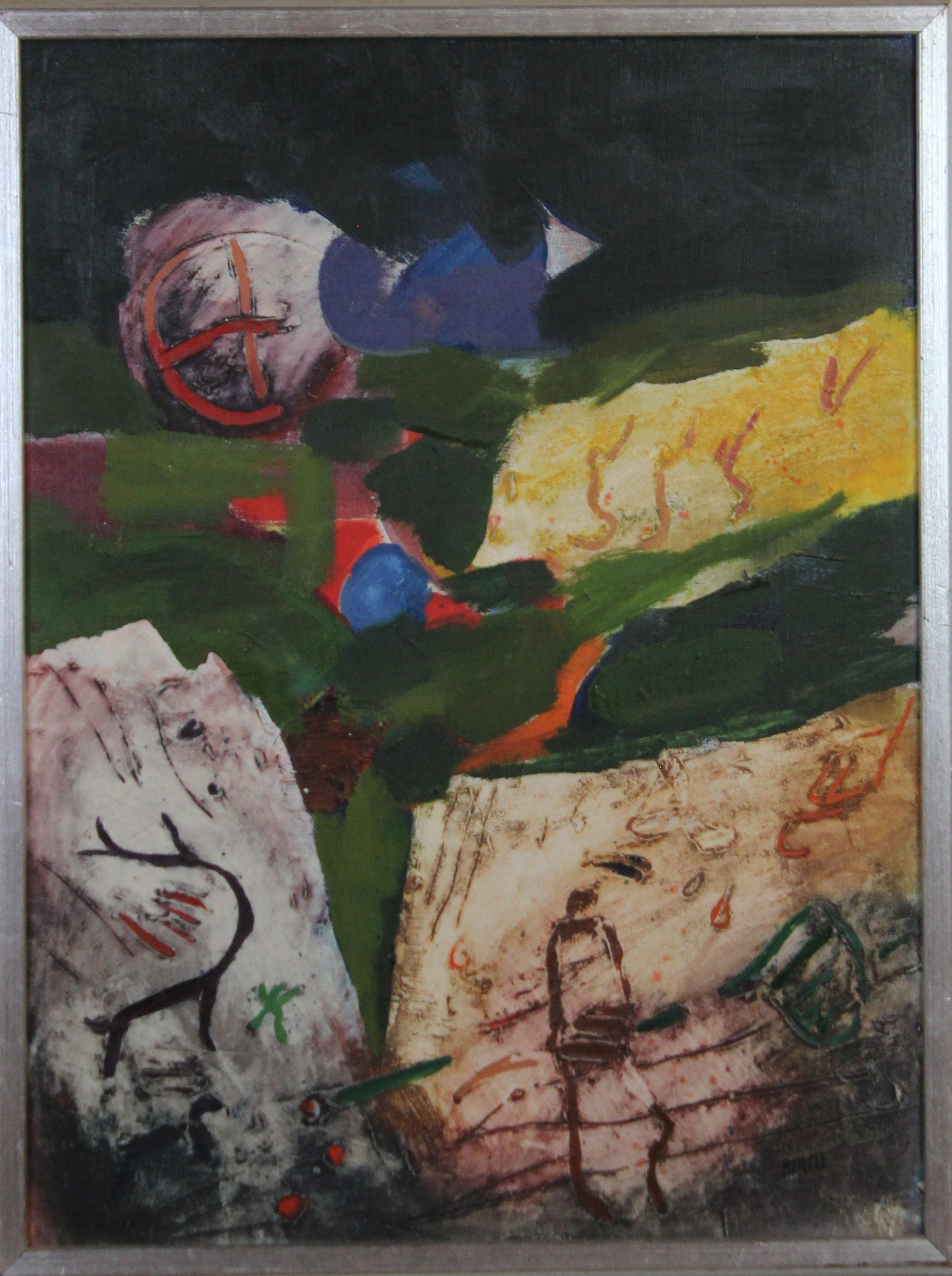 Images for 2003192. LARS BERTLE. OIL ON CANVAS, signed Bertle. - Auctionet