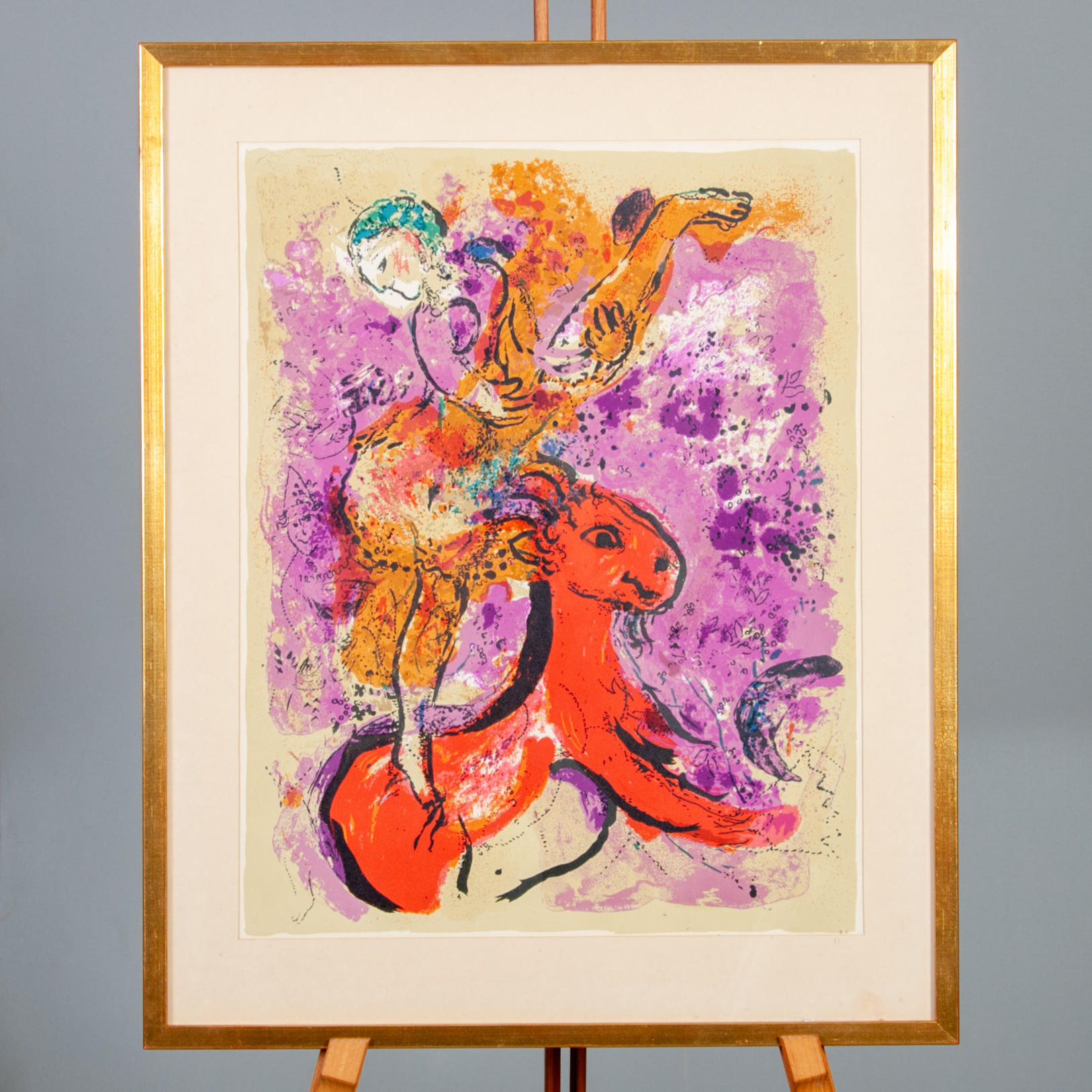 Images for 2010853. MARC CHAGALL. After. Color lithographic poster, "L ...