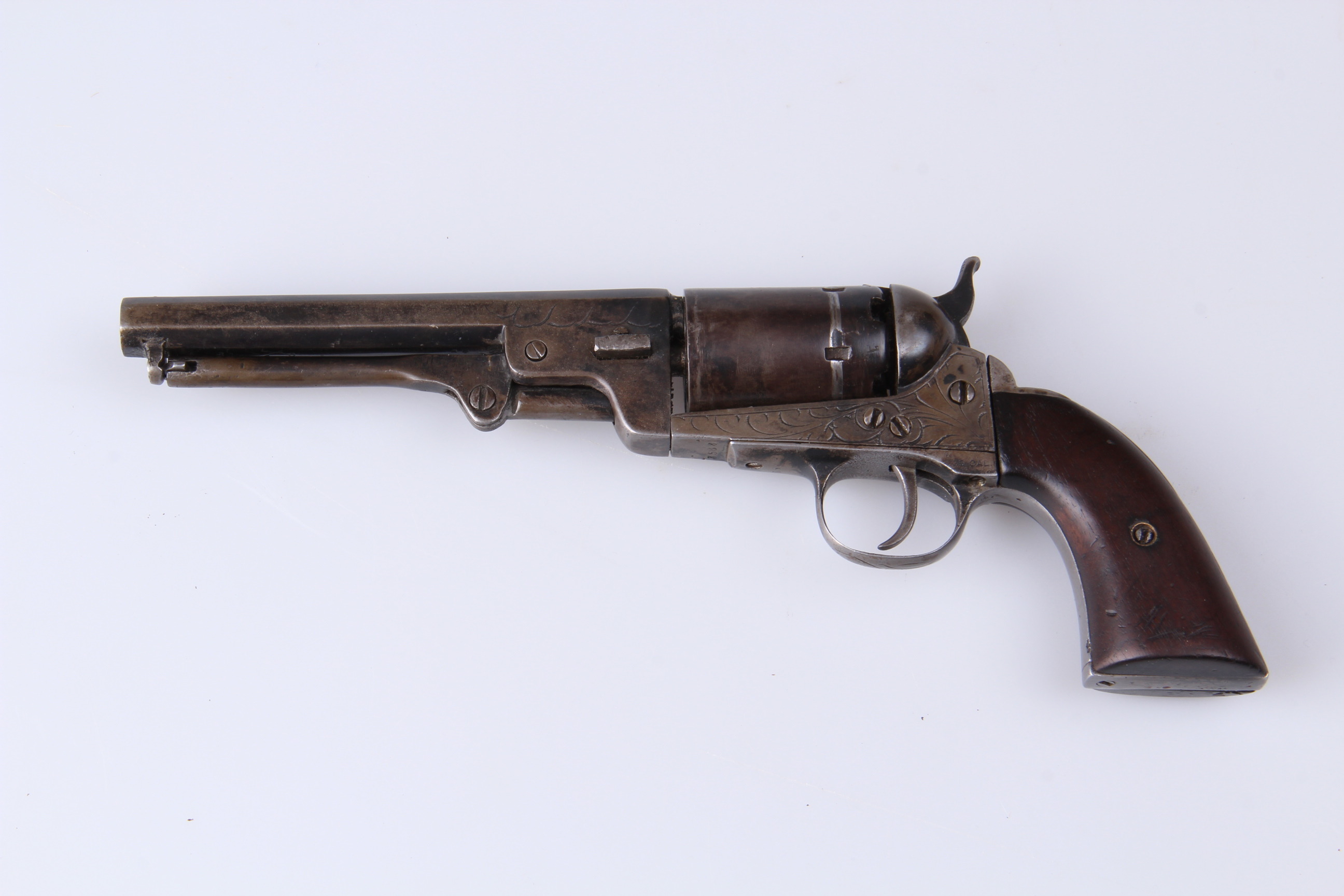 REVOLVER, Colt, 35 cal, 1800-tal. Mynt, Medaljer & Frimärken - Auctionet