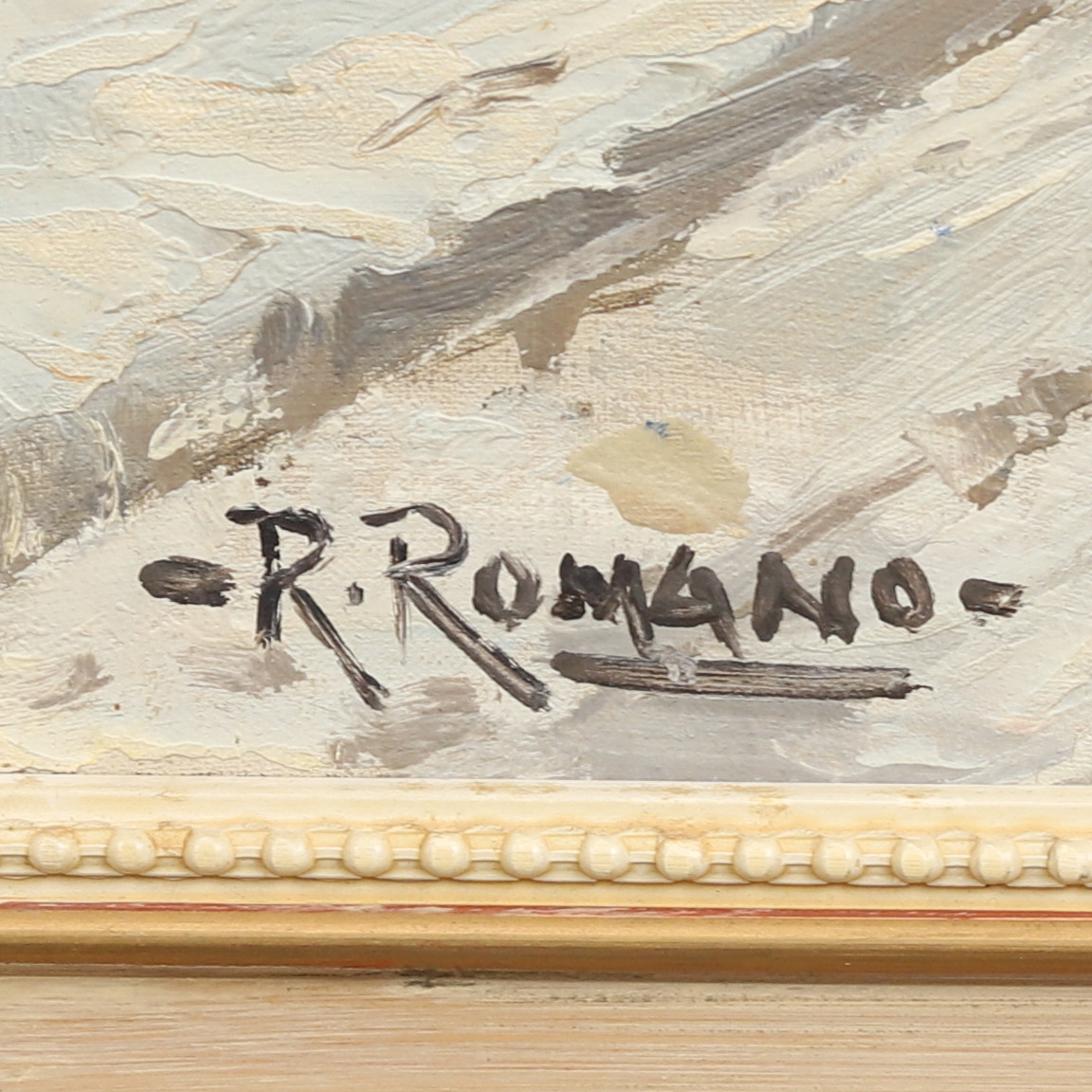 Images for 2021142. ROMOLO ROMANO (1884-1916). Winter road, oil on ...