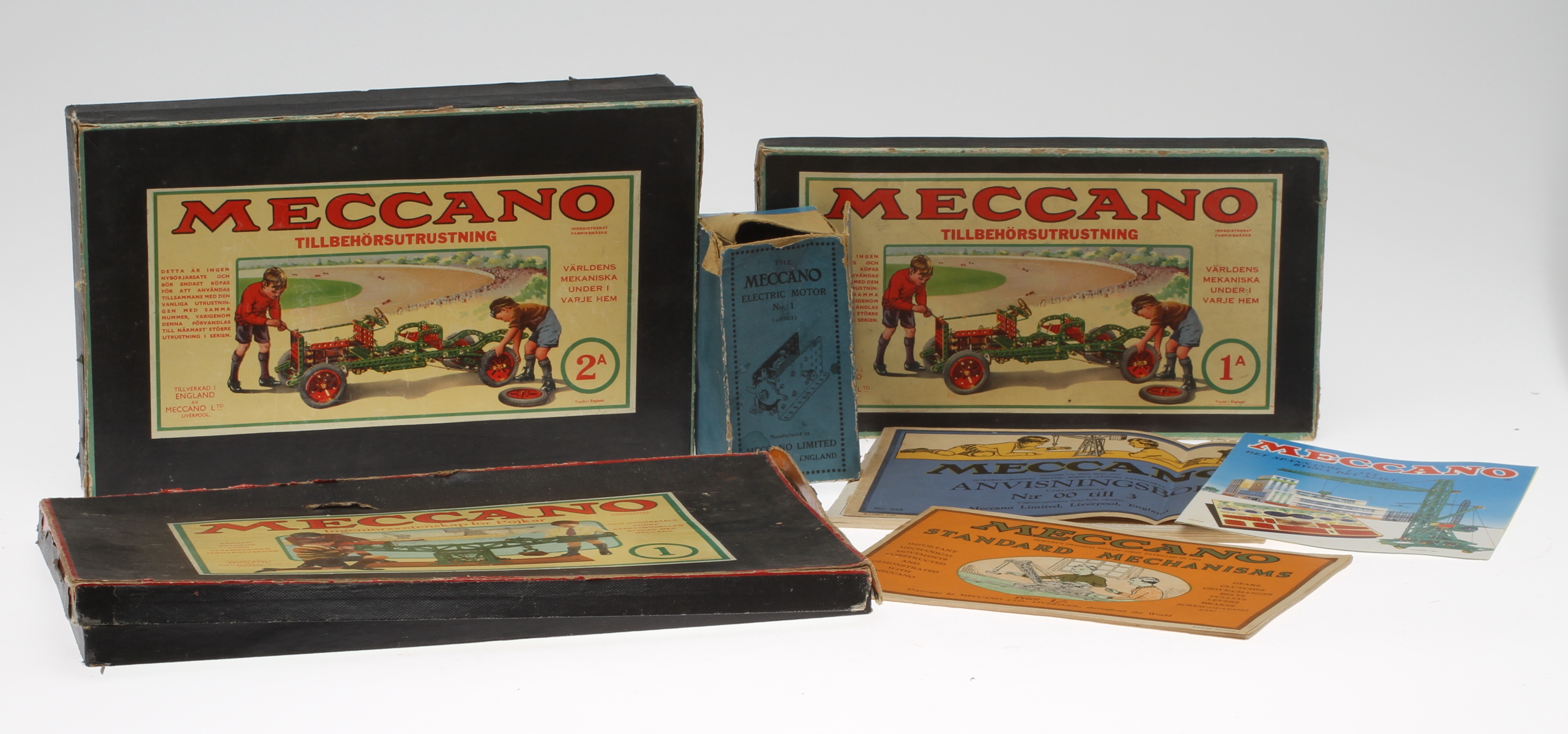 Images for 20250. MECCANO construction boxes 1, 1A and 2A original box ...
