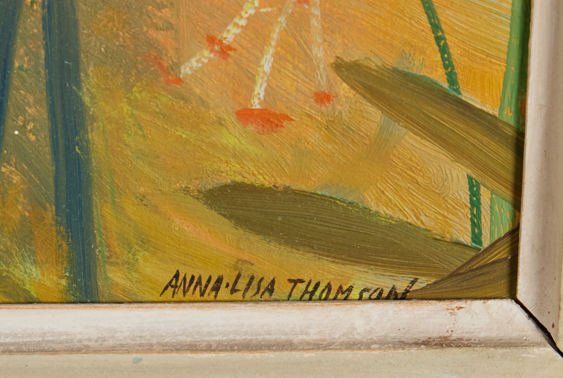 Images for 2026506. ANNA-LISA THOMSON. "In Örtagården", oil on Board ...