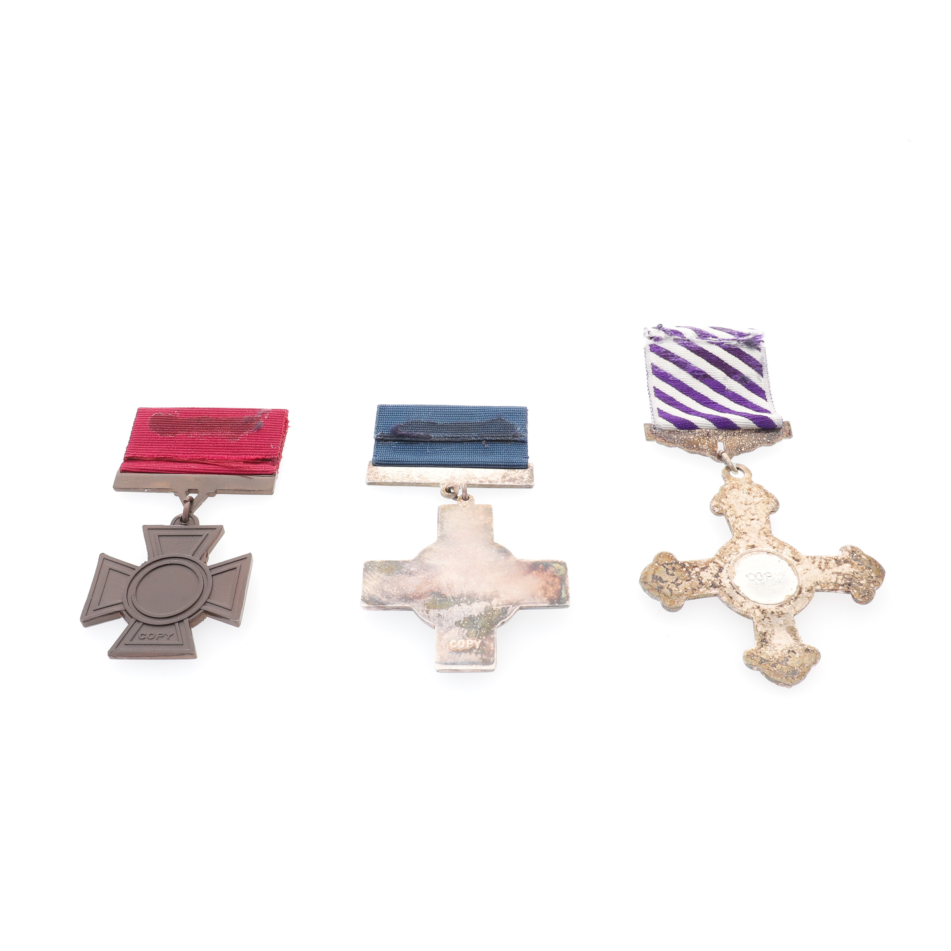 Images for 2027262. THREE REPLICA COPY MEDALS, VICTORIA CROSS, GEORGE ...