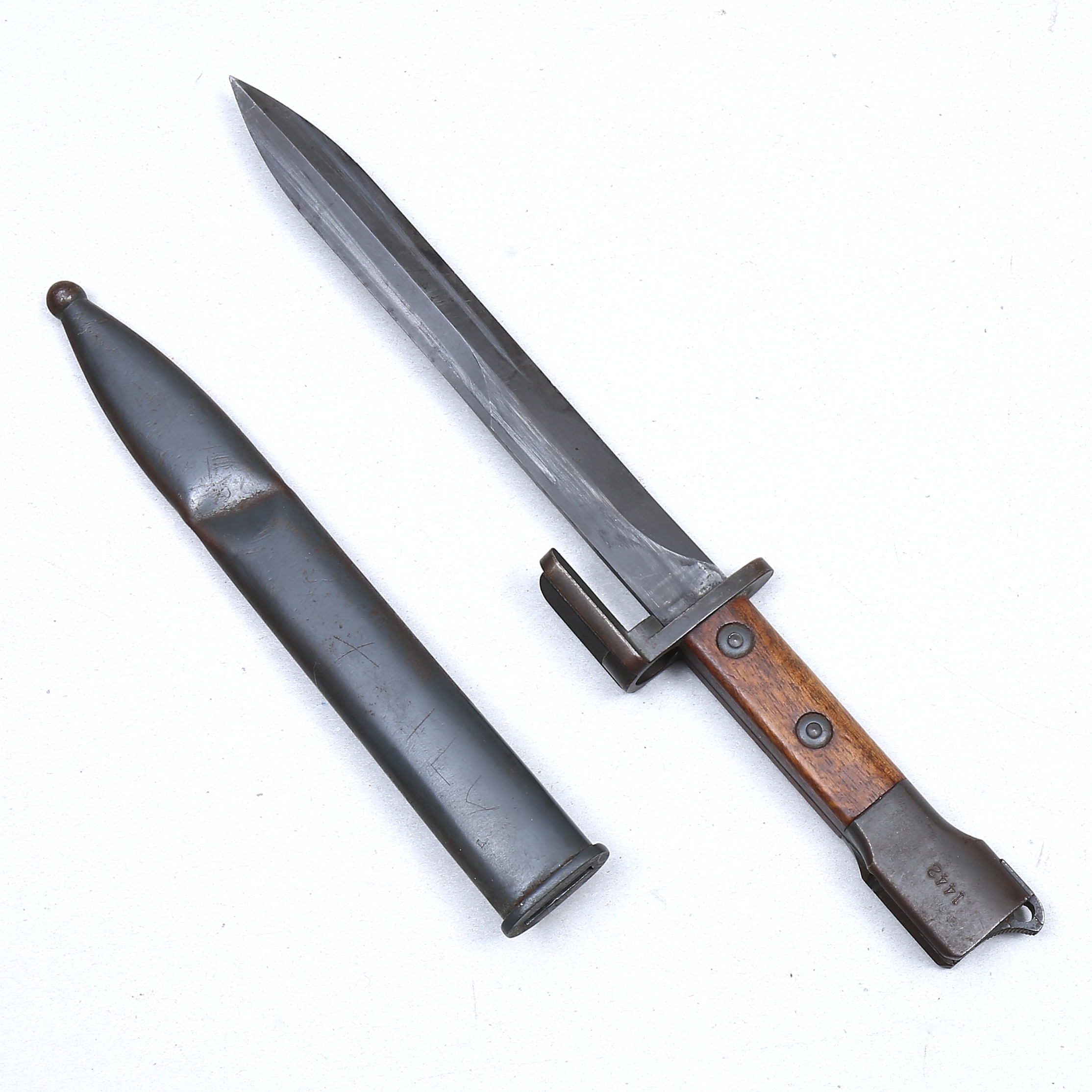 Images for 2027336. KNIFE BAYONET, FAL, Belgium with scabbard. - Auctionet