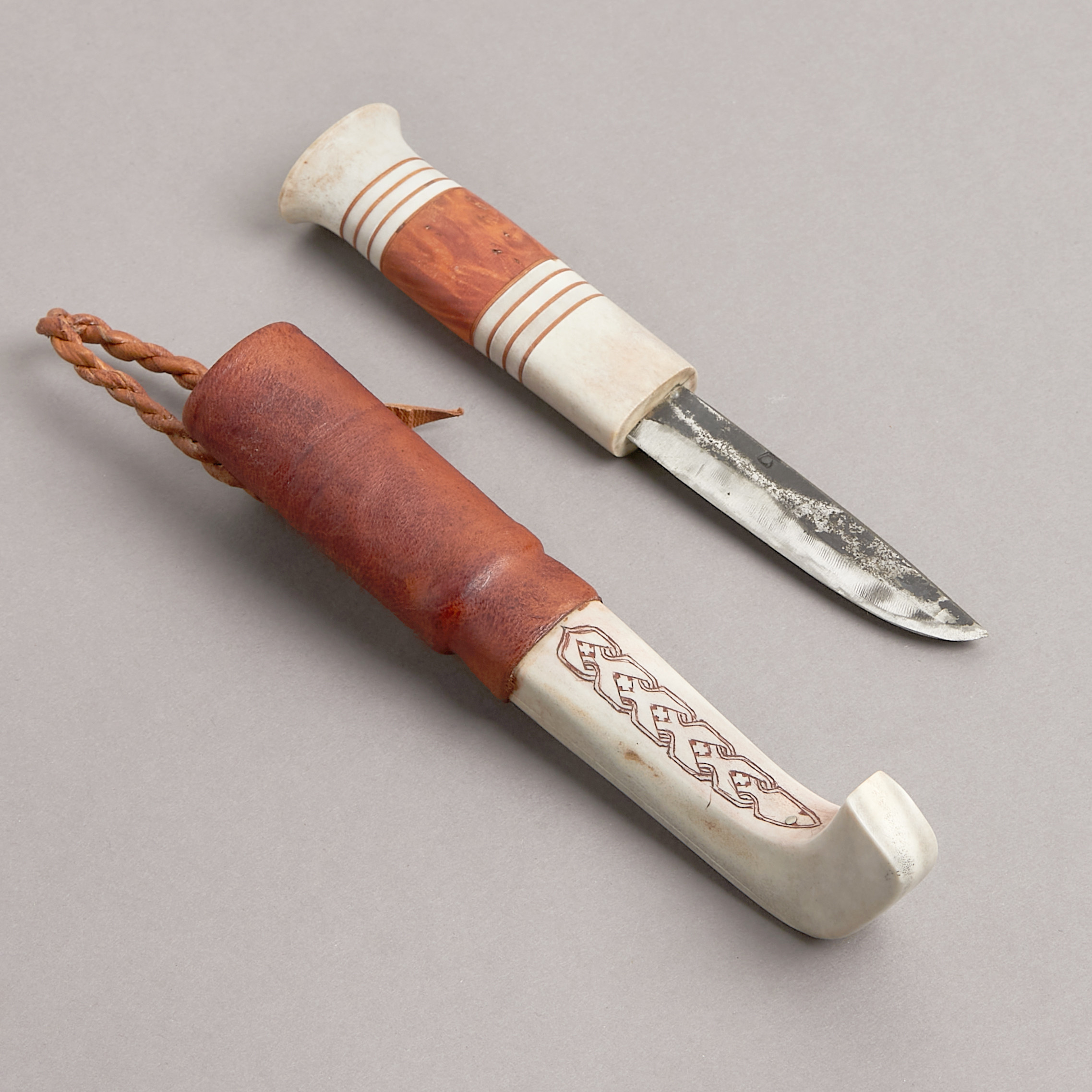 WILLIAM ANDERSSON. Halvvhornskniv, nordsamisk typ. | Barnebys