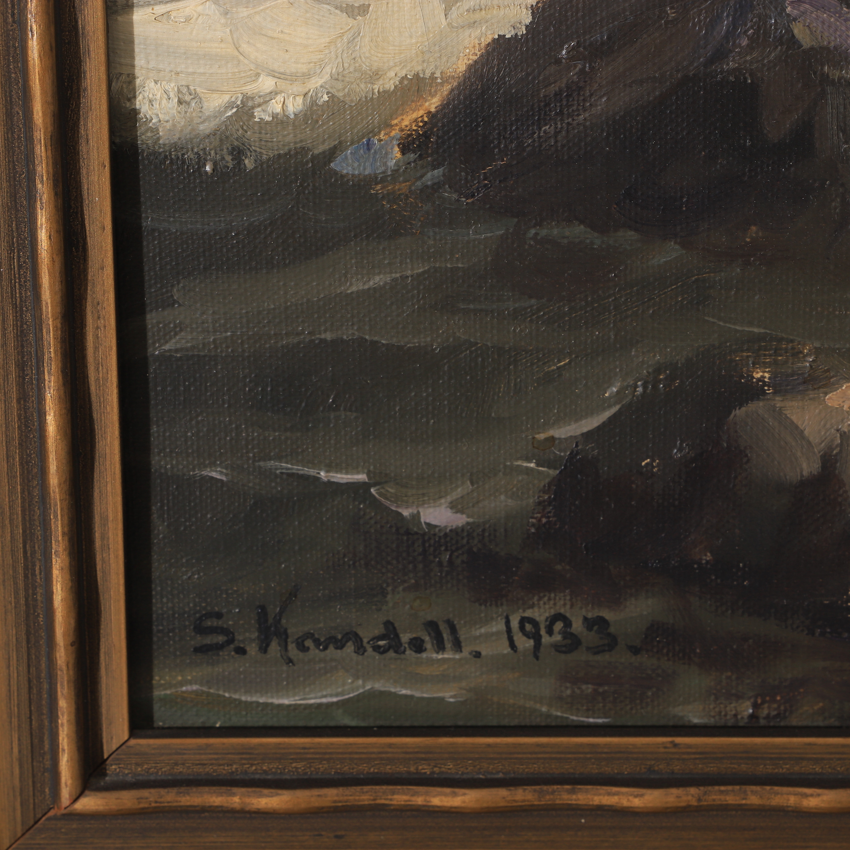 Images for 2034041. STURE KANDELL. Coastal party, oil on canvas, signed ...