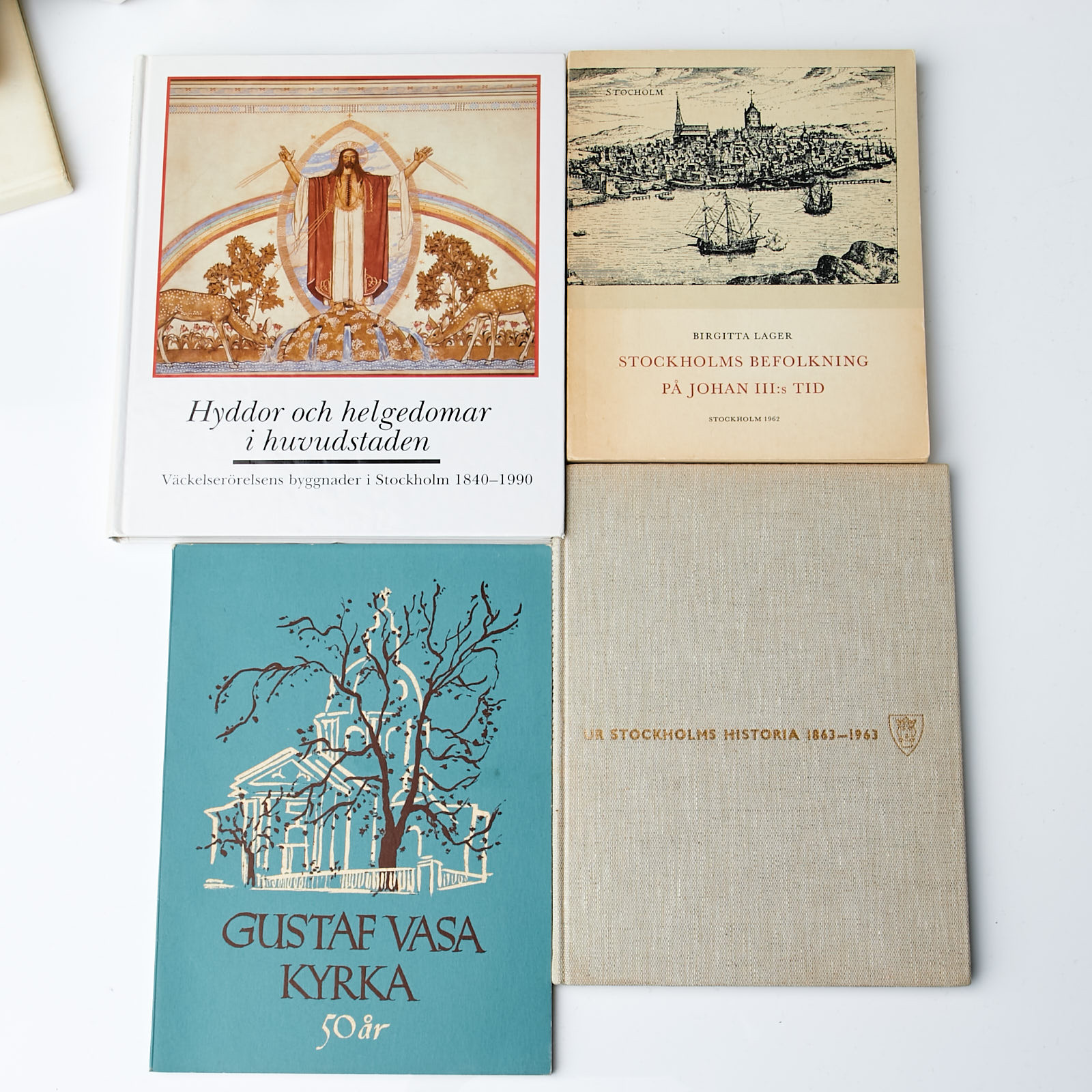 Bilder för 2035608. BÖCKER, 21 st, Stockholmiana, bl a Hjalmar Meissner ...