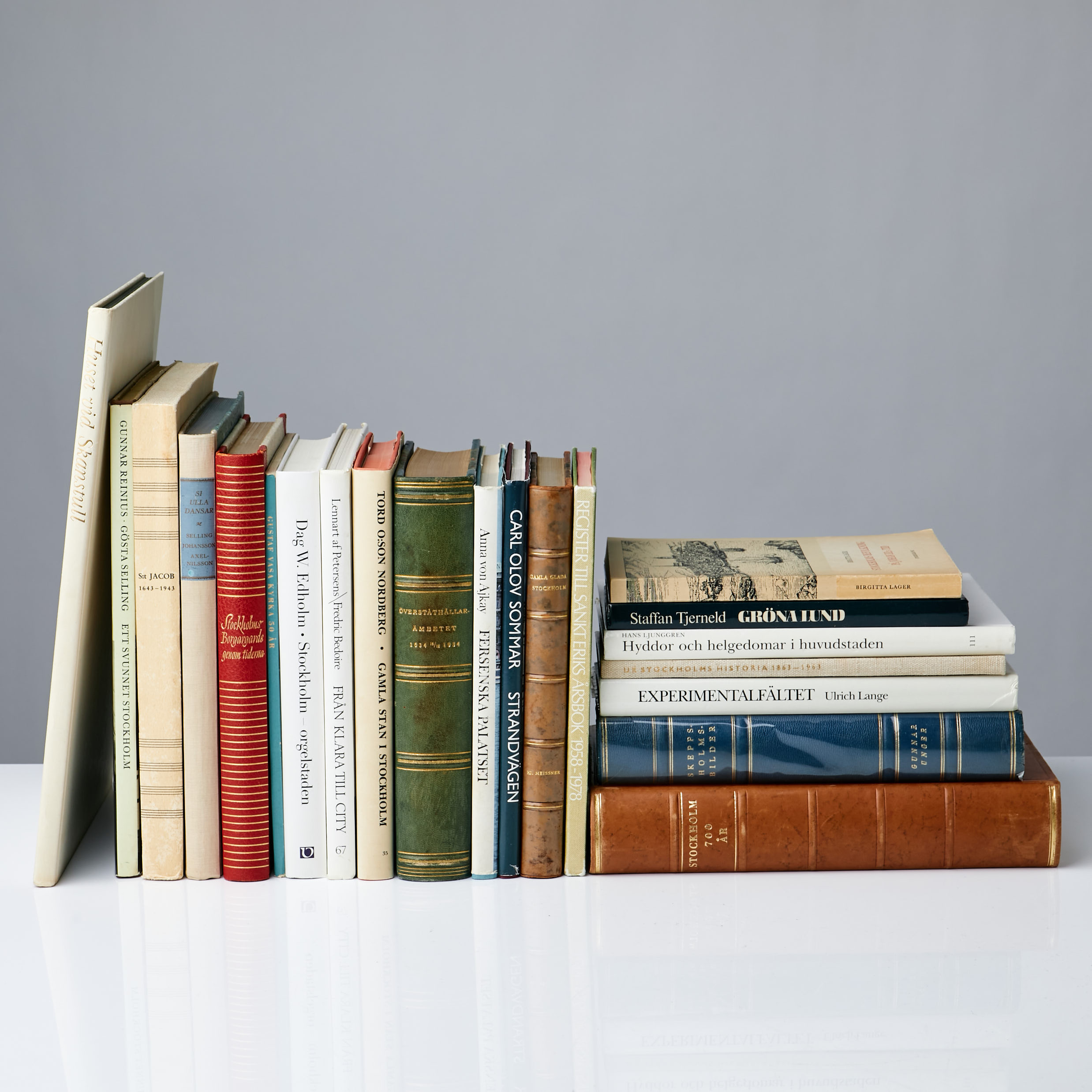 Bilder för 2035608. BÖCKER, 21 st, Stockholmiana, bl a Hjalmar Meissner ...