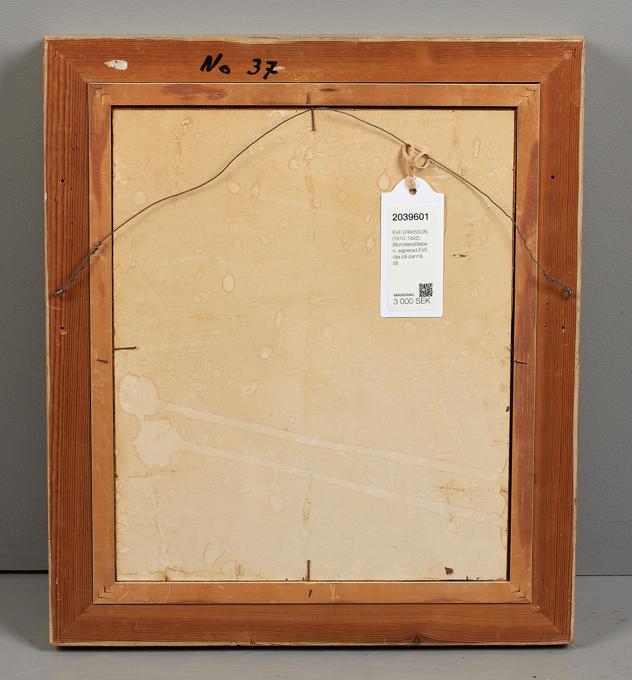 Images for 2039601. EVE ERIKSSON (1910-1992): Flower still life, signed ...