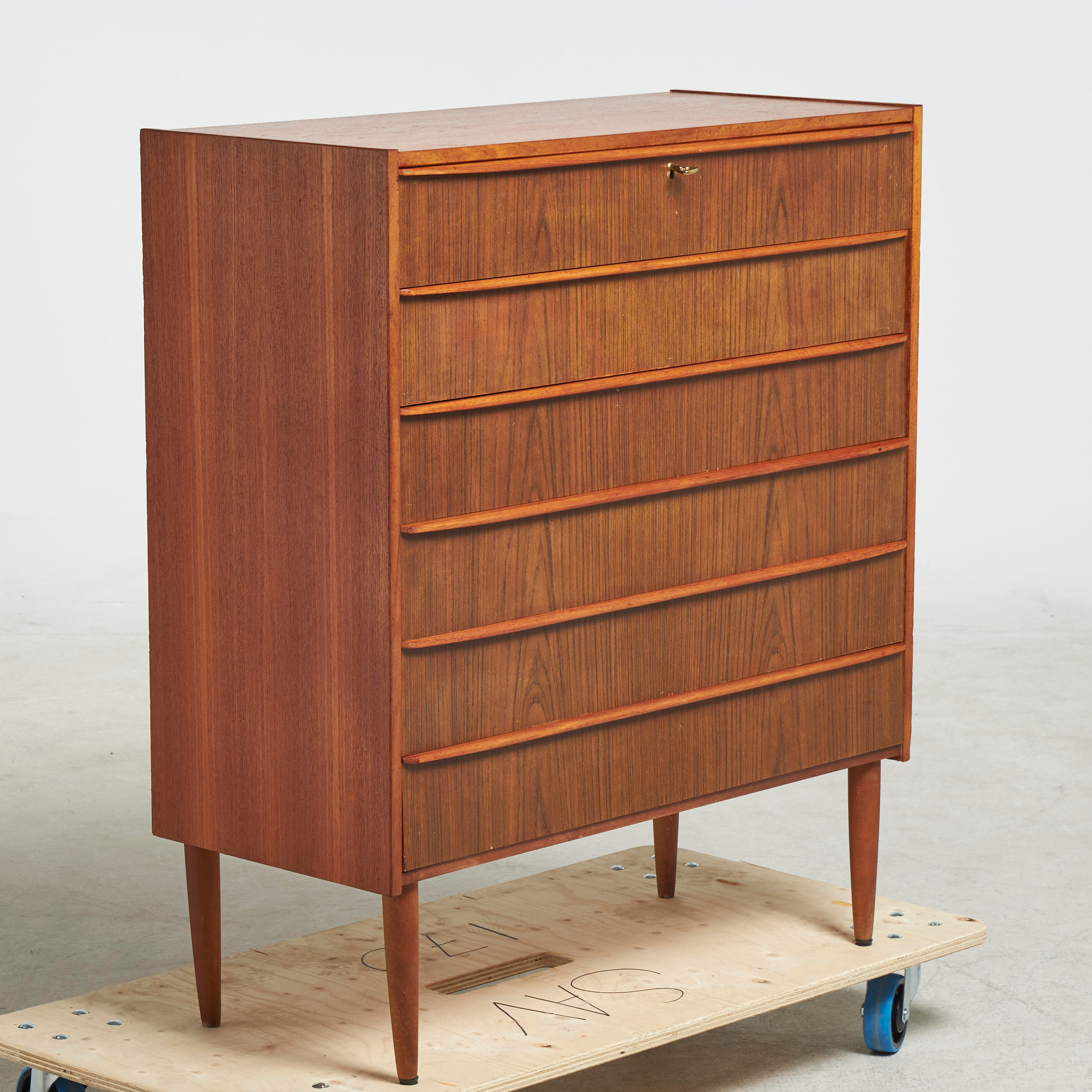 Images for 2040947. Chest of drawers, 1950s/60s, 6 drawers, birch and ...