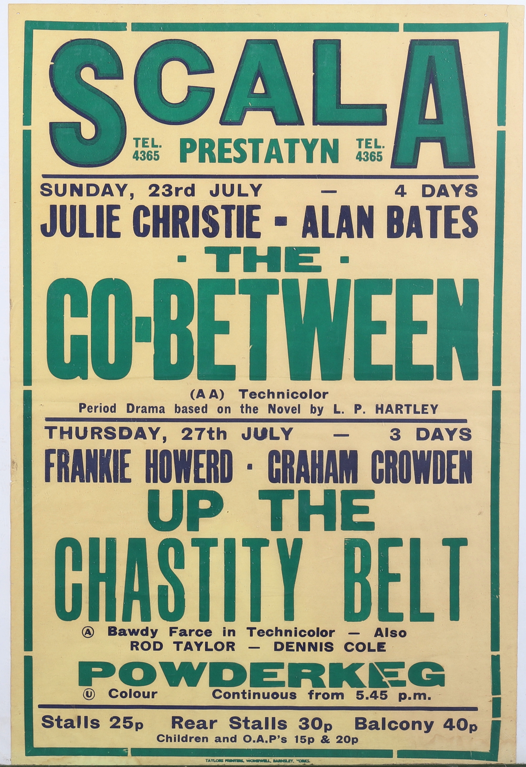 VINTAGE SCALA -JULISTE. Taide - Muut - Auctionet