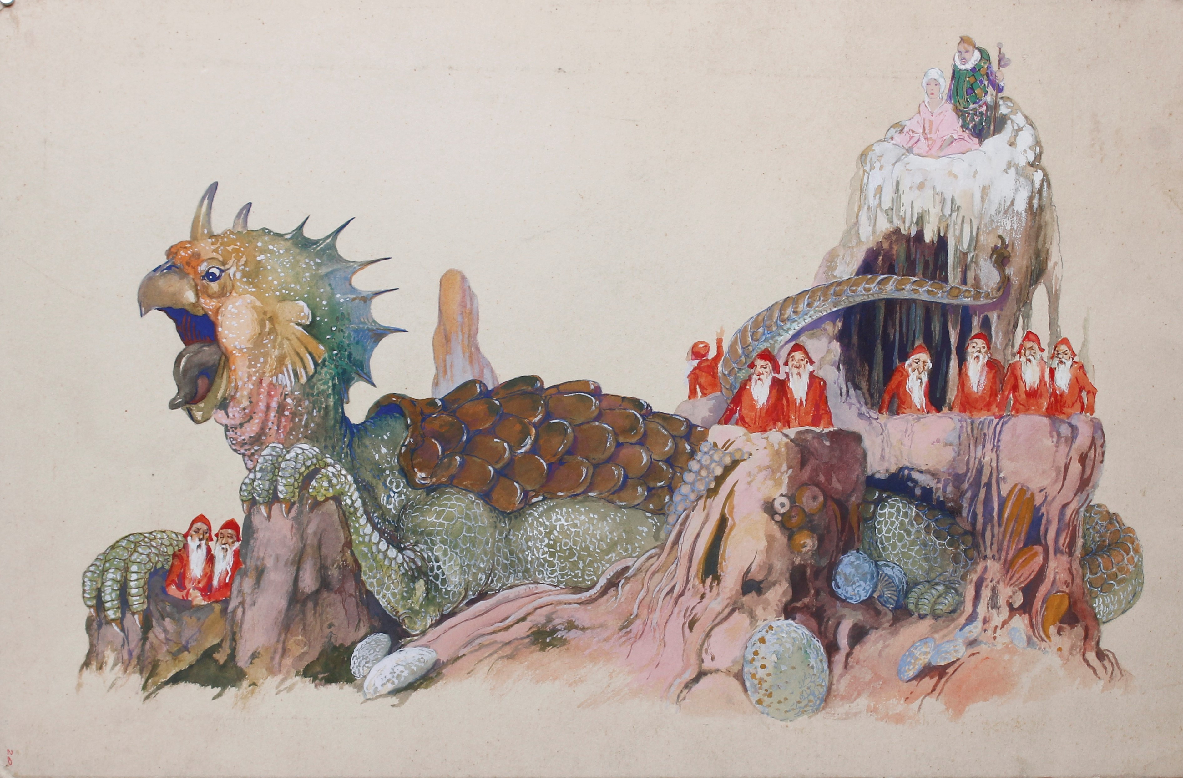 SPANISH SCHOOL, CIRCA 1930. CIRCLE OF JOSÉ SEGRELLES. fantastische ...