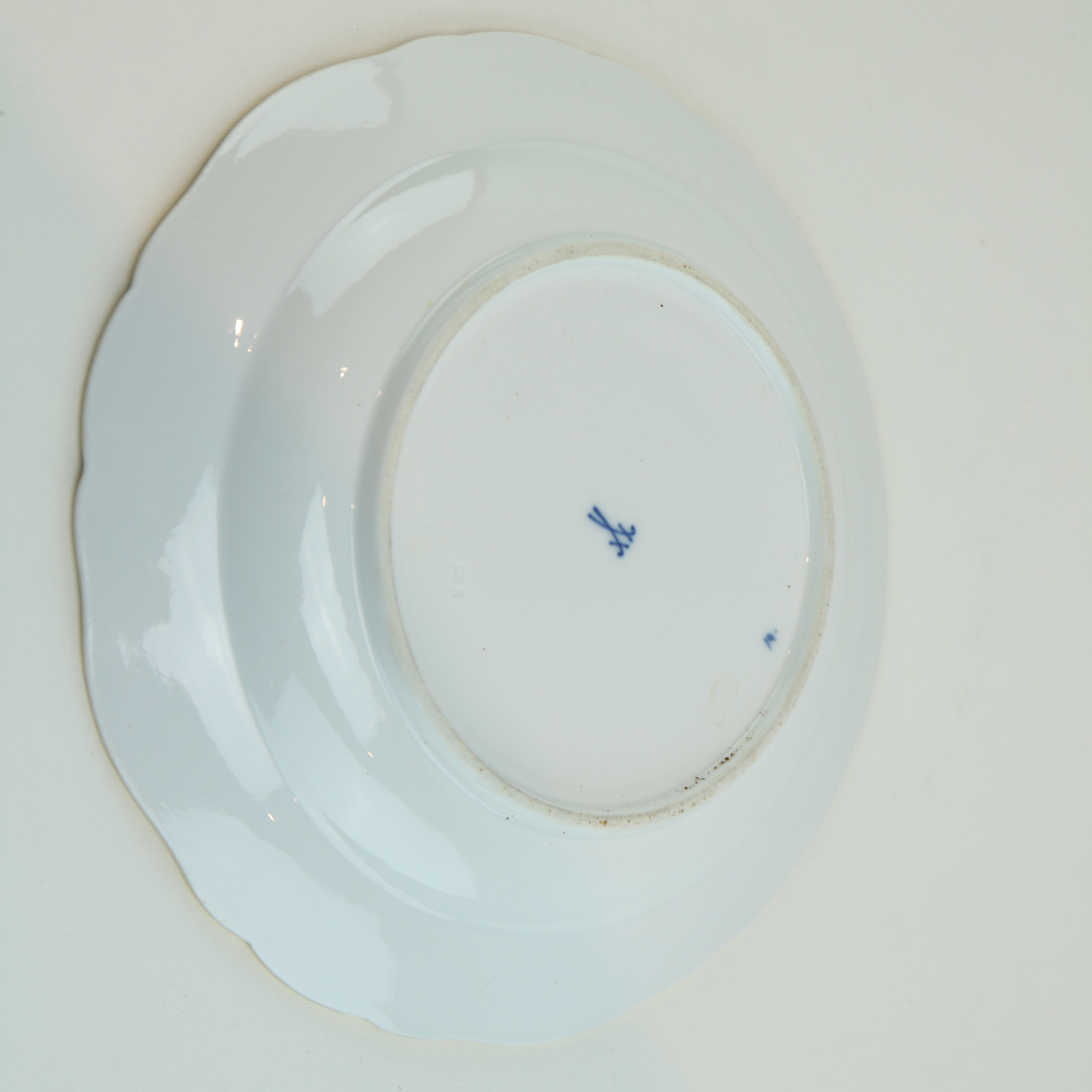 Imágenes para 2042181. PLATO APERITIVO MEISSEN FLOR AZUL CON INSECTOS Y ...