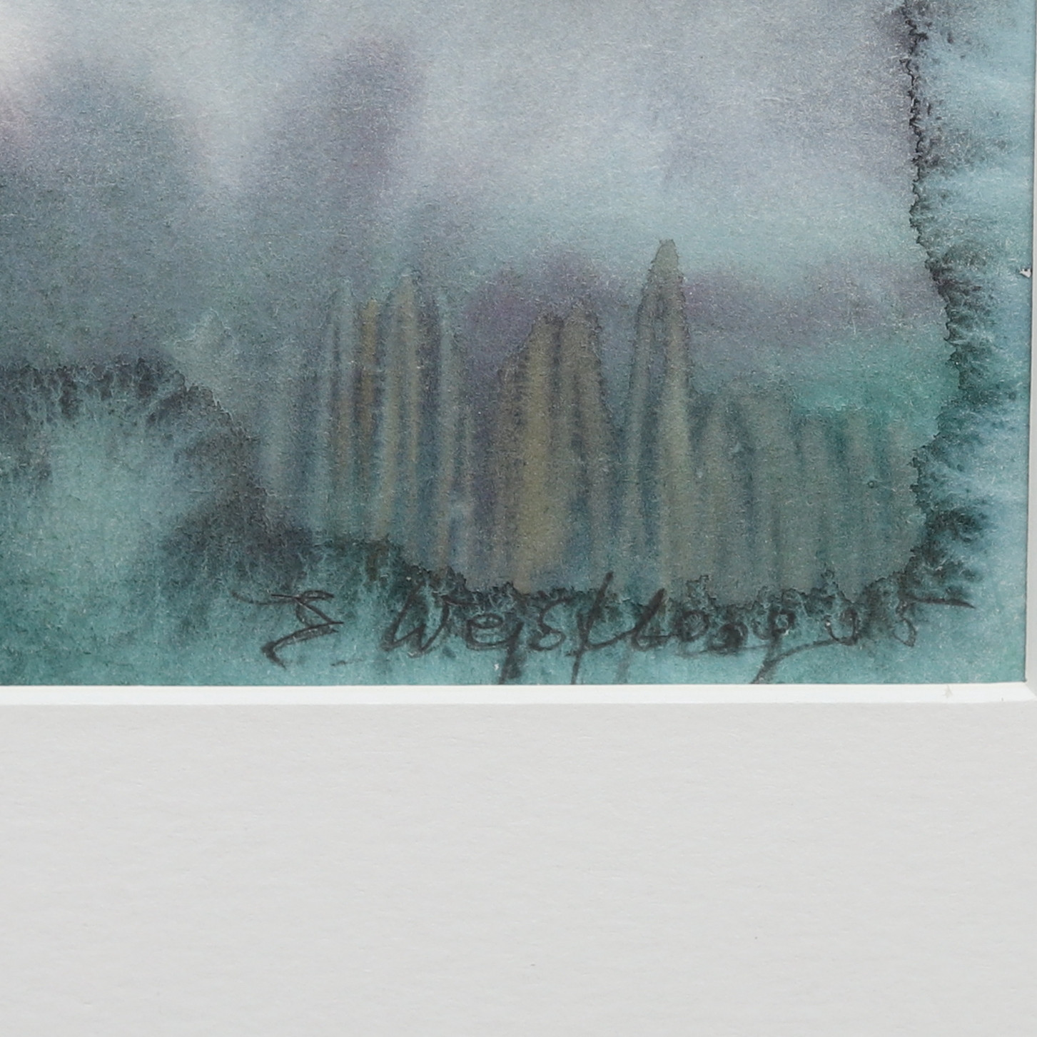 Images for 2044625. ELISABETH WEJSFLOG. Landscape, watercolor signed ...