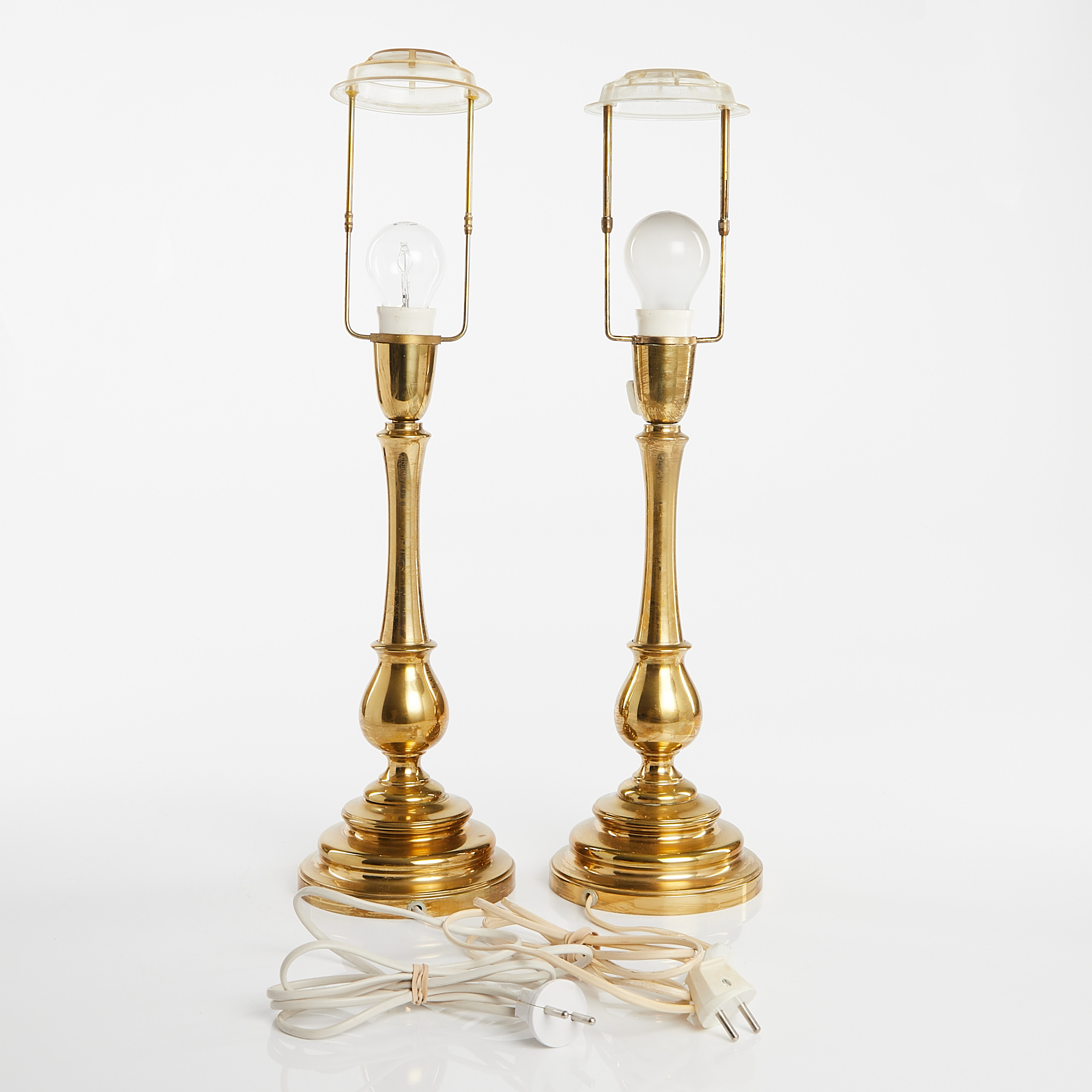 Images for 2045890. TABLE LAMPS, 1 pair, brass, second half of the 20th ...
