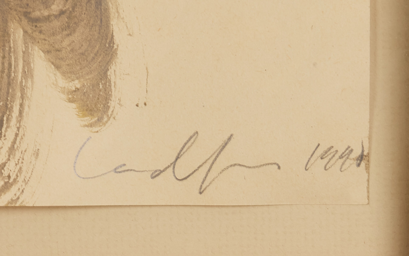 Images for 2046593. KJELL LANDFORS (born 1953): Female portrait, signed ...