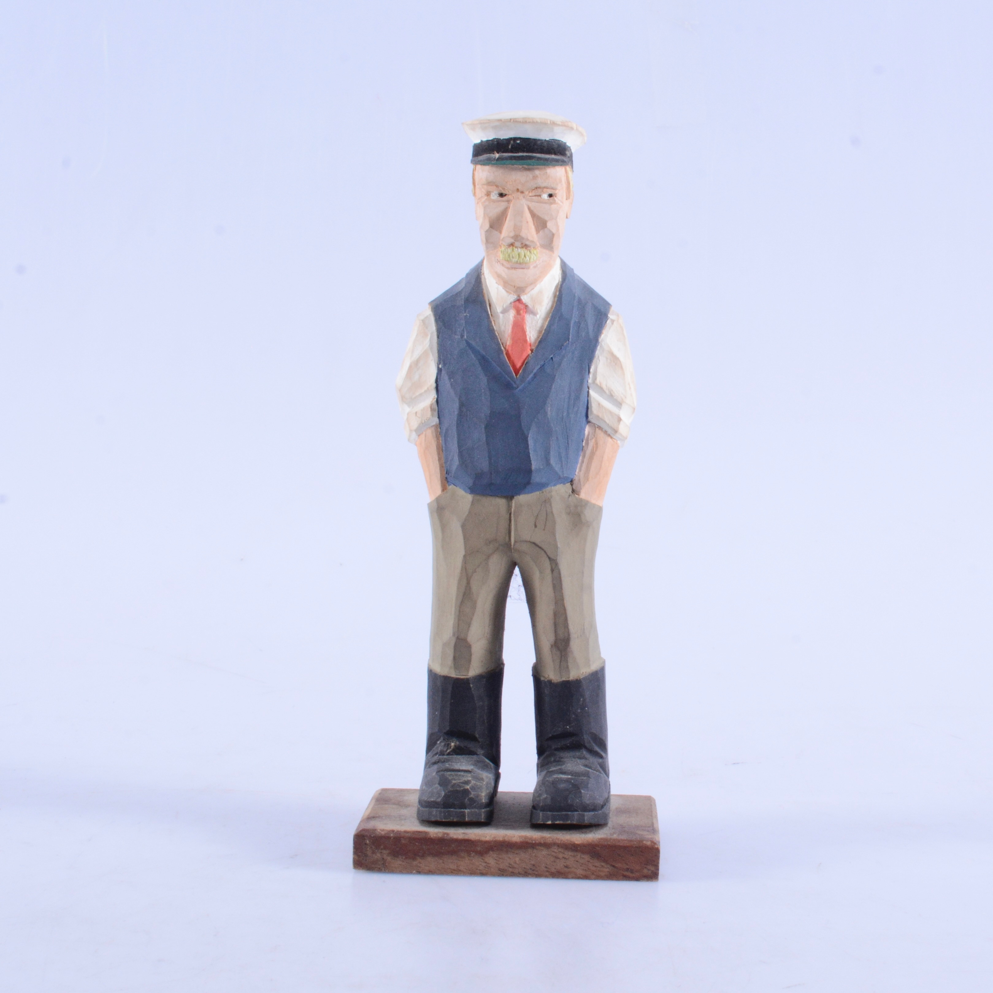 Images for 2056905. WOODEN MAN, carved and painted wood, Harry Eriksson ...