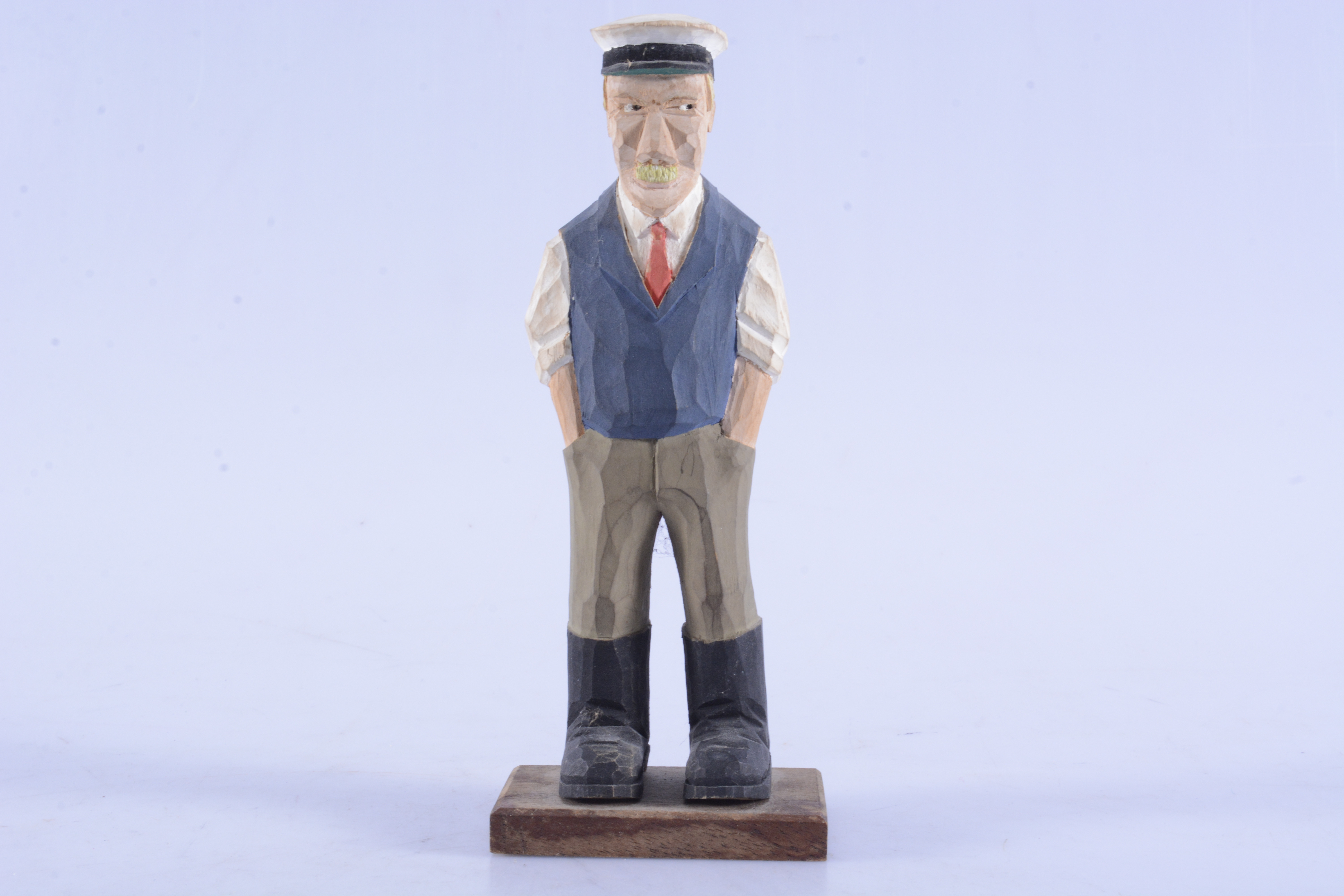 Images for 2056905. WOODEN MAN, carved and painted wood, Harry Eriksson ...