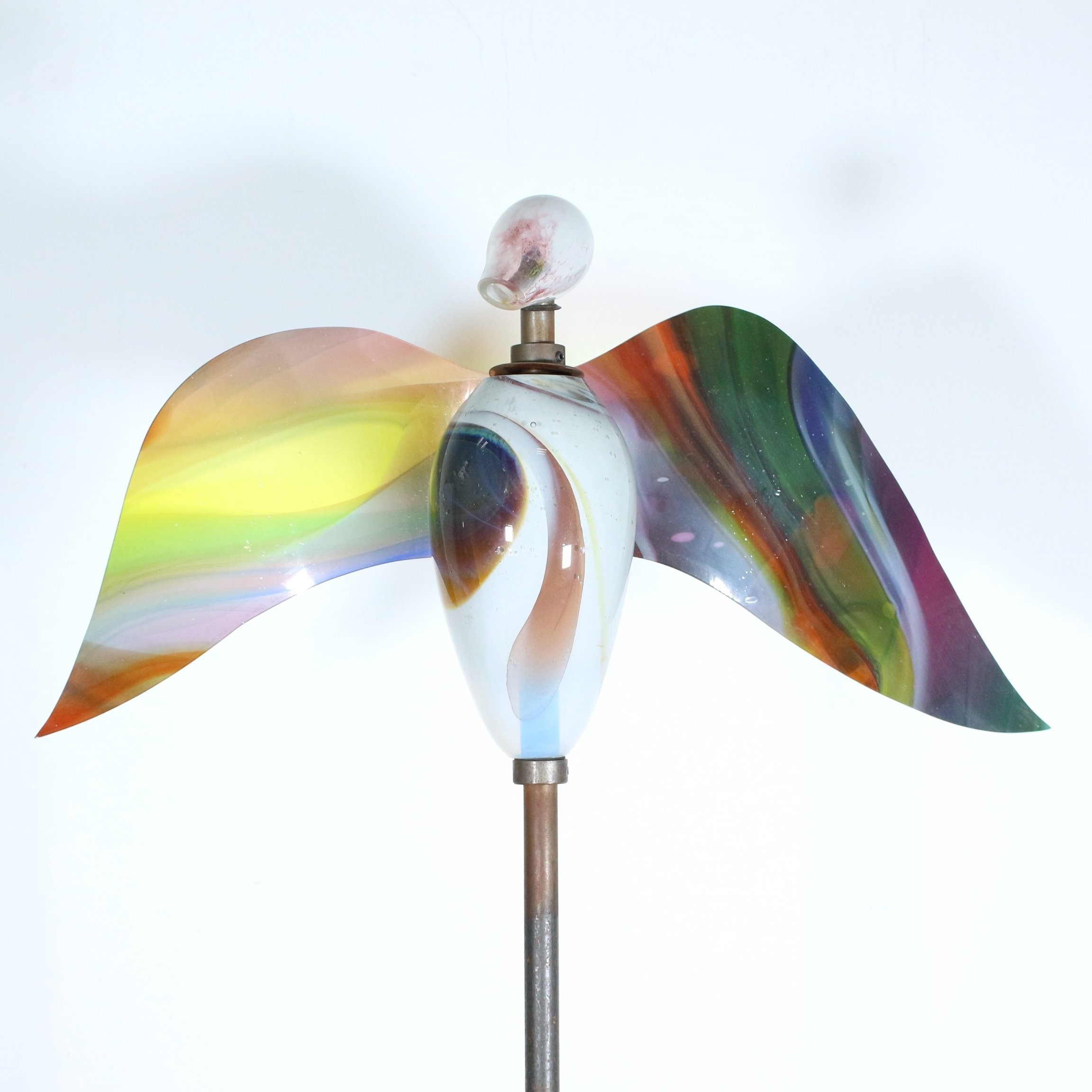 Images for 2059624. KATJA SCHETTING. 'Rainbow Bird', glass sculpture ...