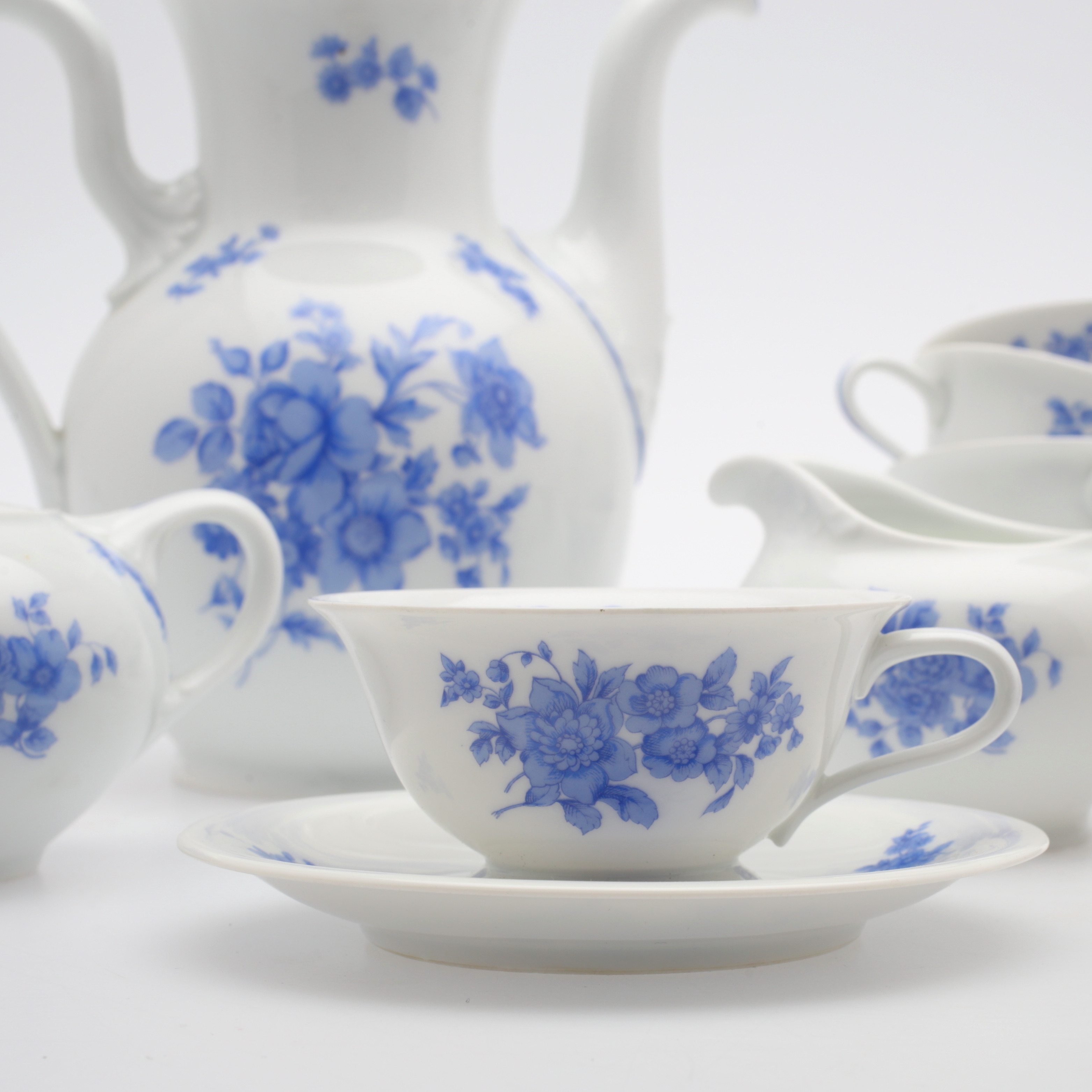 KAFFESERVIS, 16 delar, porslin, Rosenthal, selb-bavaria, Balmoral ...