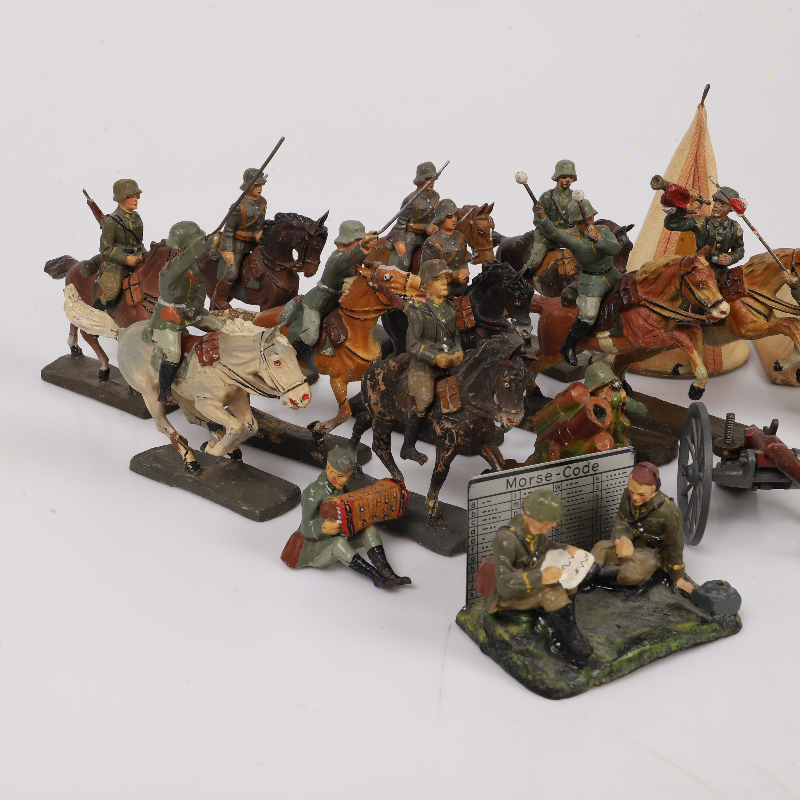 Images for 2060502. TOY SOLDIERS M. M, 34 pieces, WWII, Elastolin ...