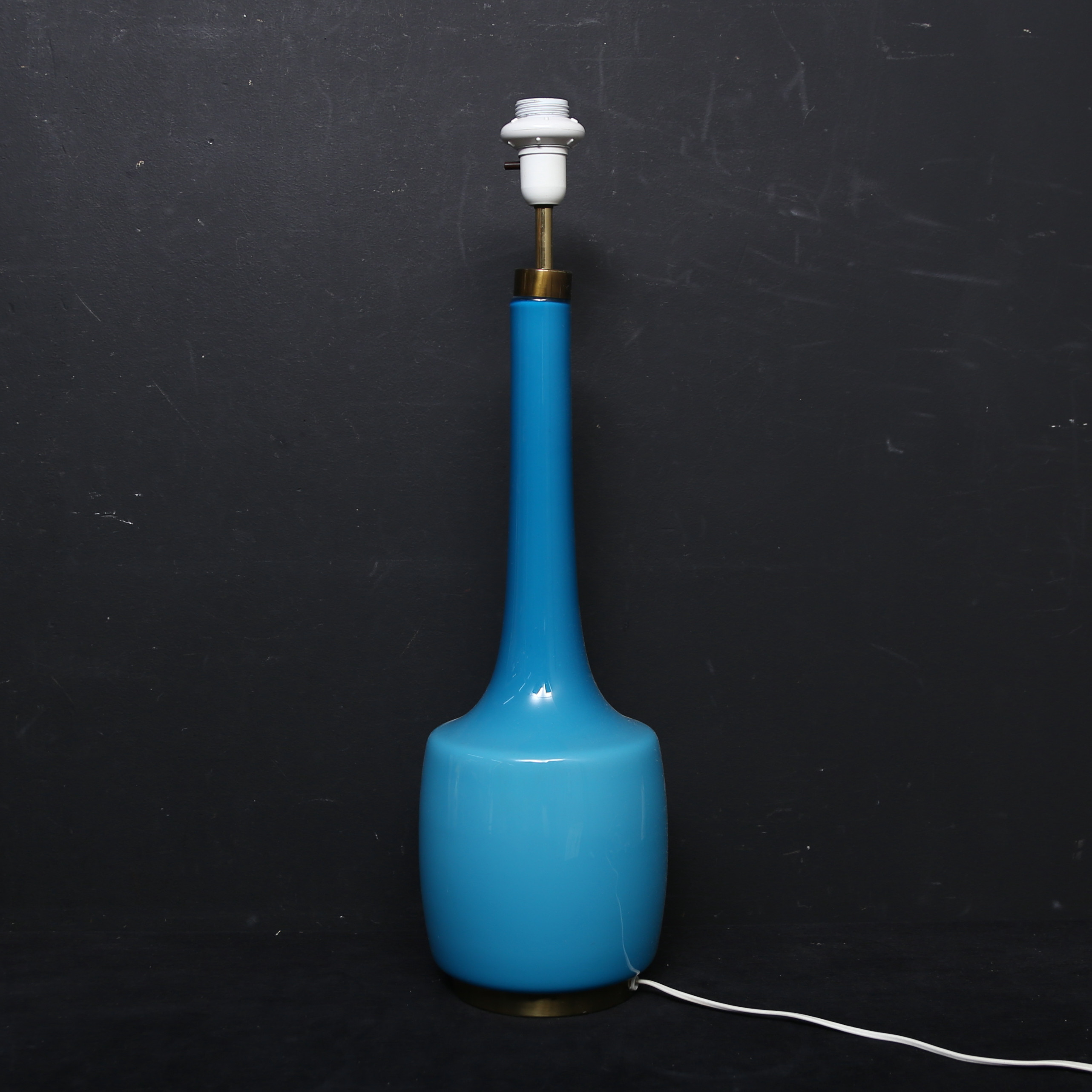 Images for 2061501. TABLE LAMP. glass and brass, Bergboms. - Auctionet