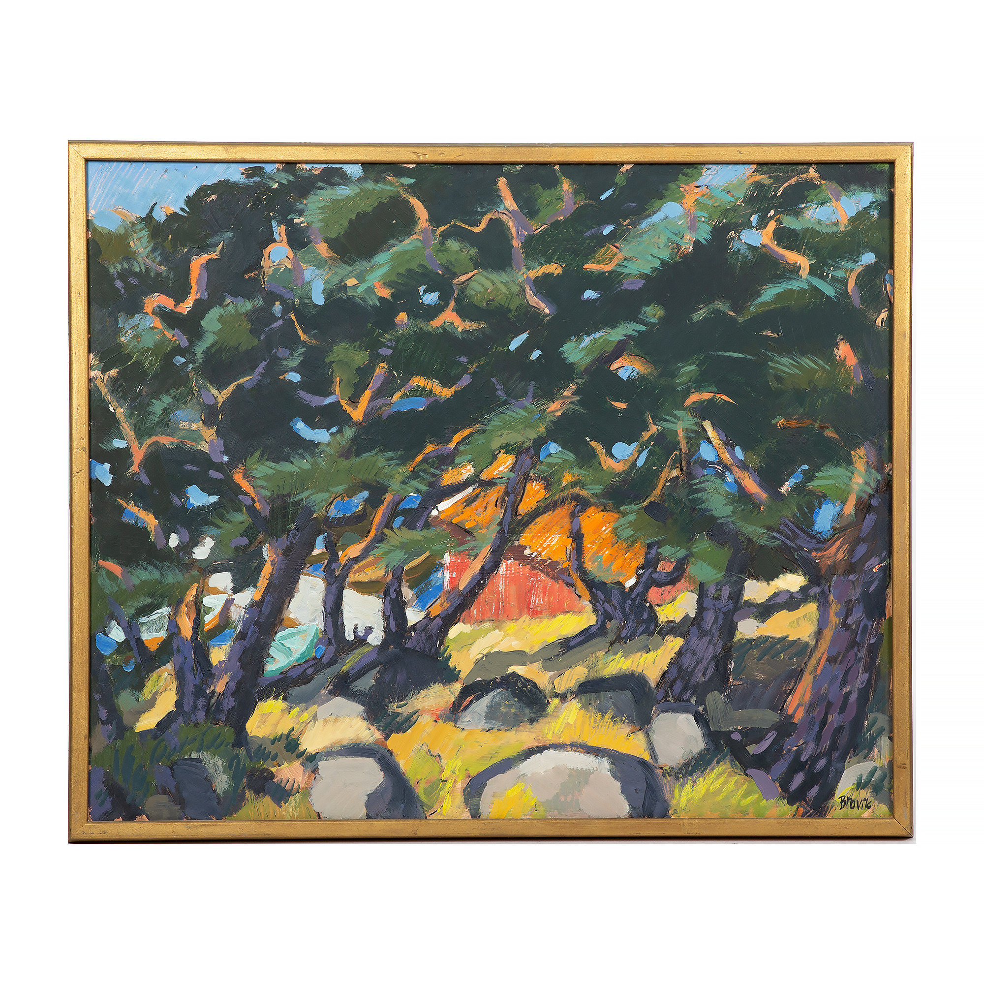 Images for 2062315. ÅKE BROVIK (1911-1988). "Solglimt, Resö 1960" oil ...