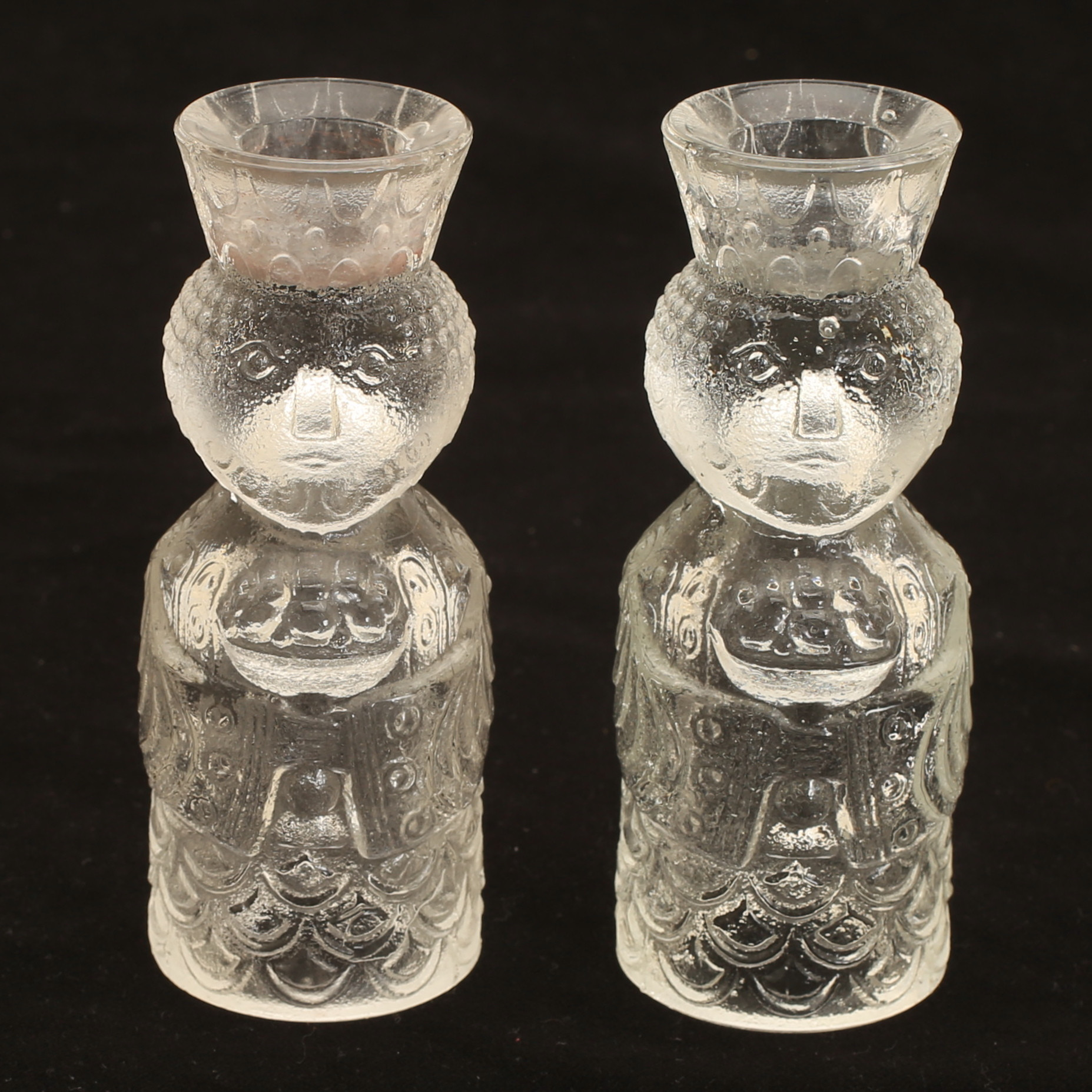 Images for 2062514. BJÖRN WIINBLAD. Candlesticks, 2 pieces, glass, from ...