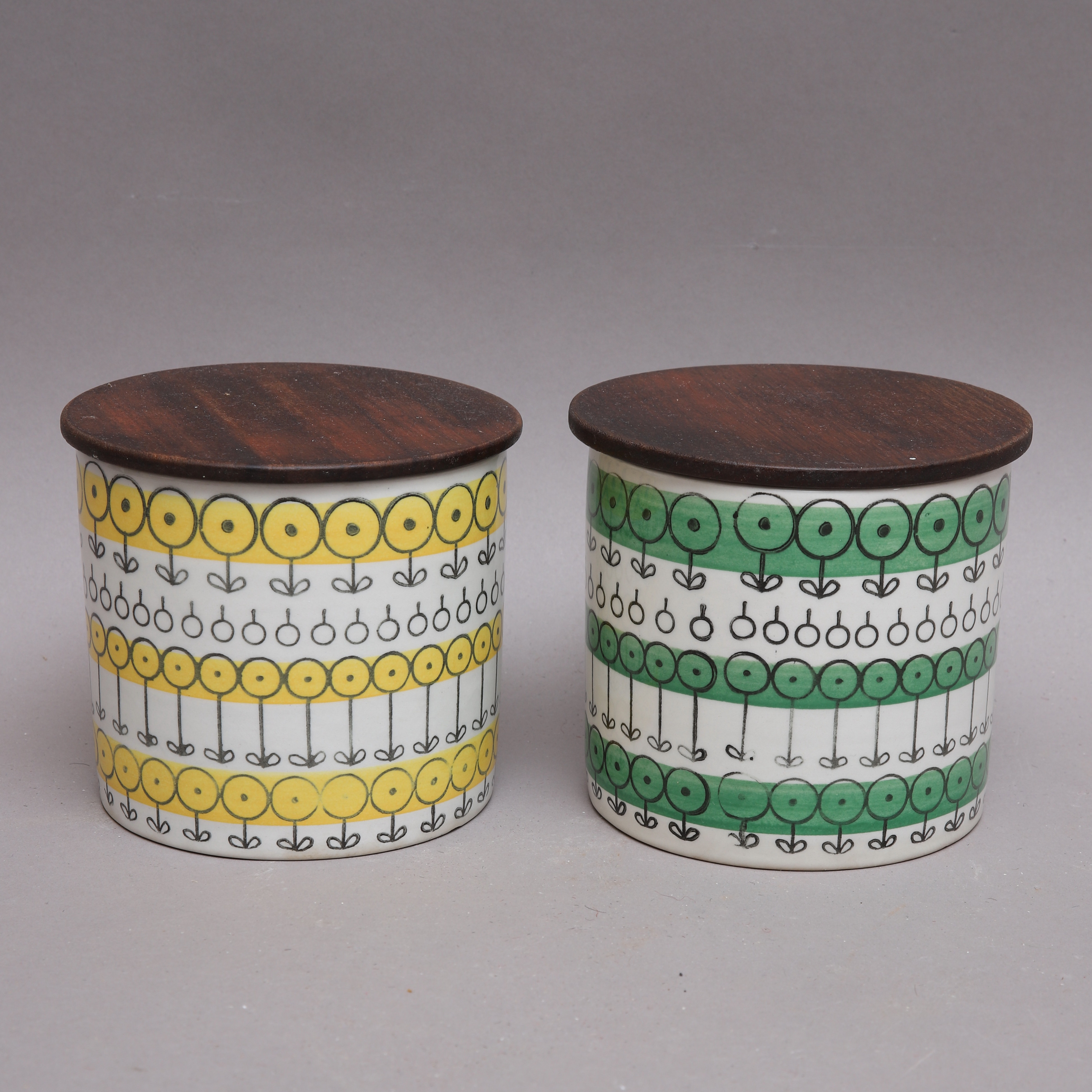 Images for 2071260. JARS, 2 pcs, porcelain & teak, "Furuvik", Upsala ...