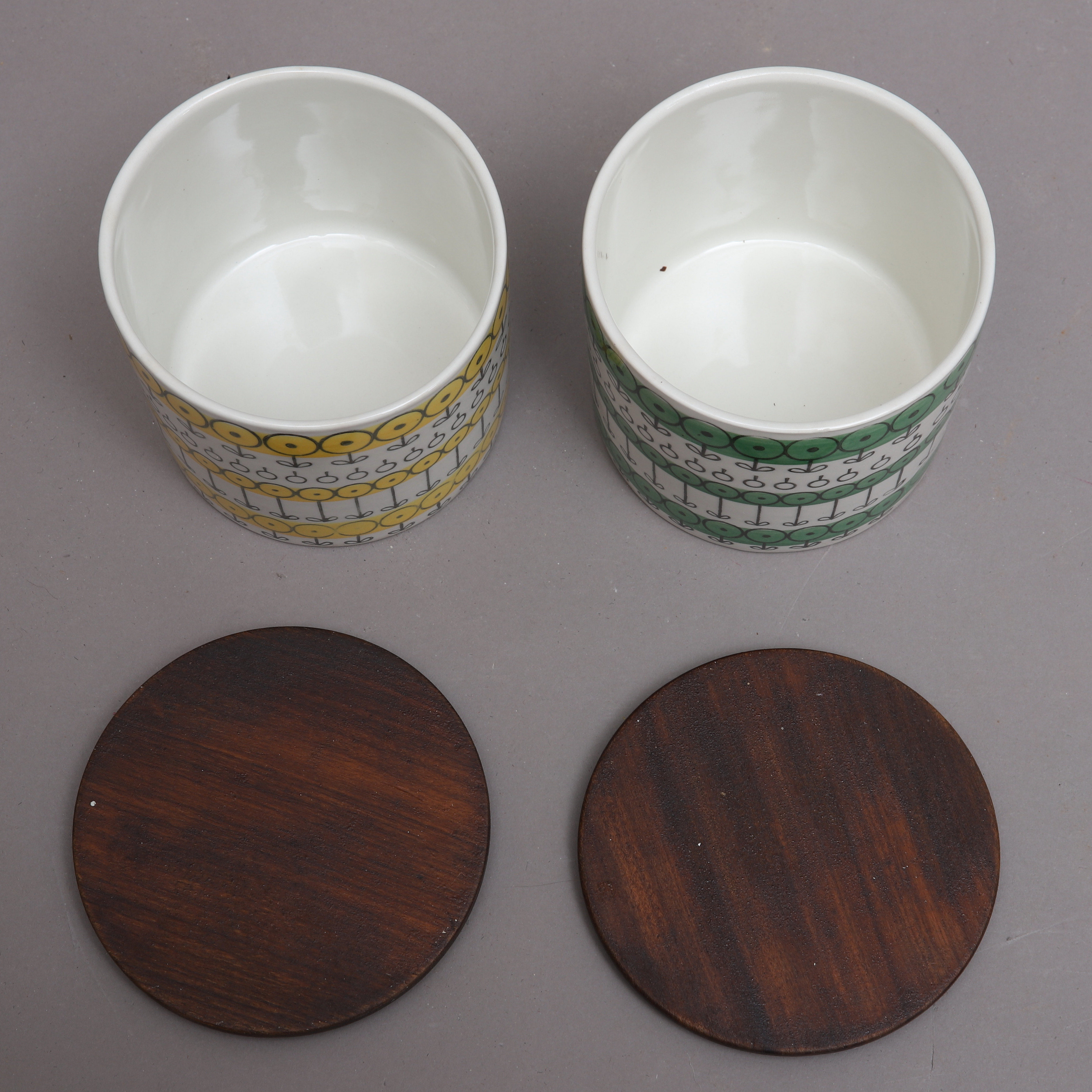 Images for 2071260. JARS, 2 pcs, porcelain & teak, "Furuvik", Upsala ...