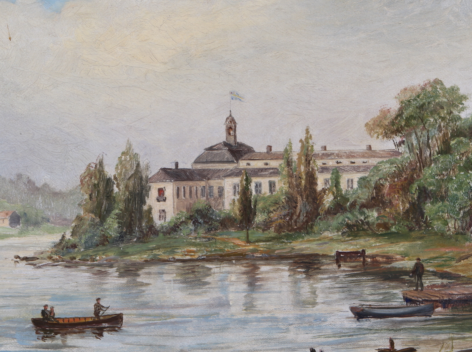 Images for 207543. AXEL NYMAN. Landscape picture, oil on canvas, signed ...