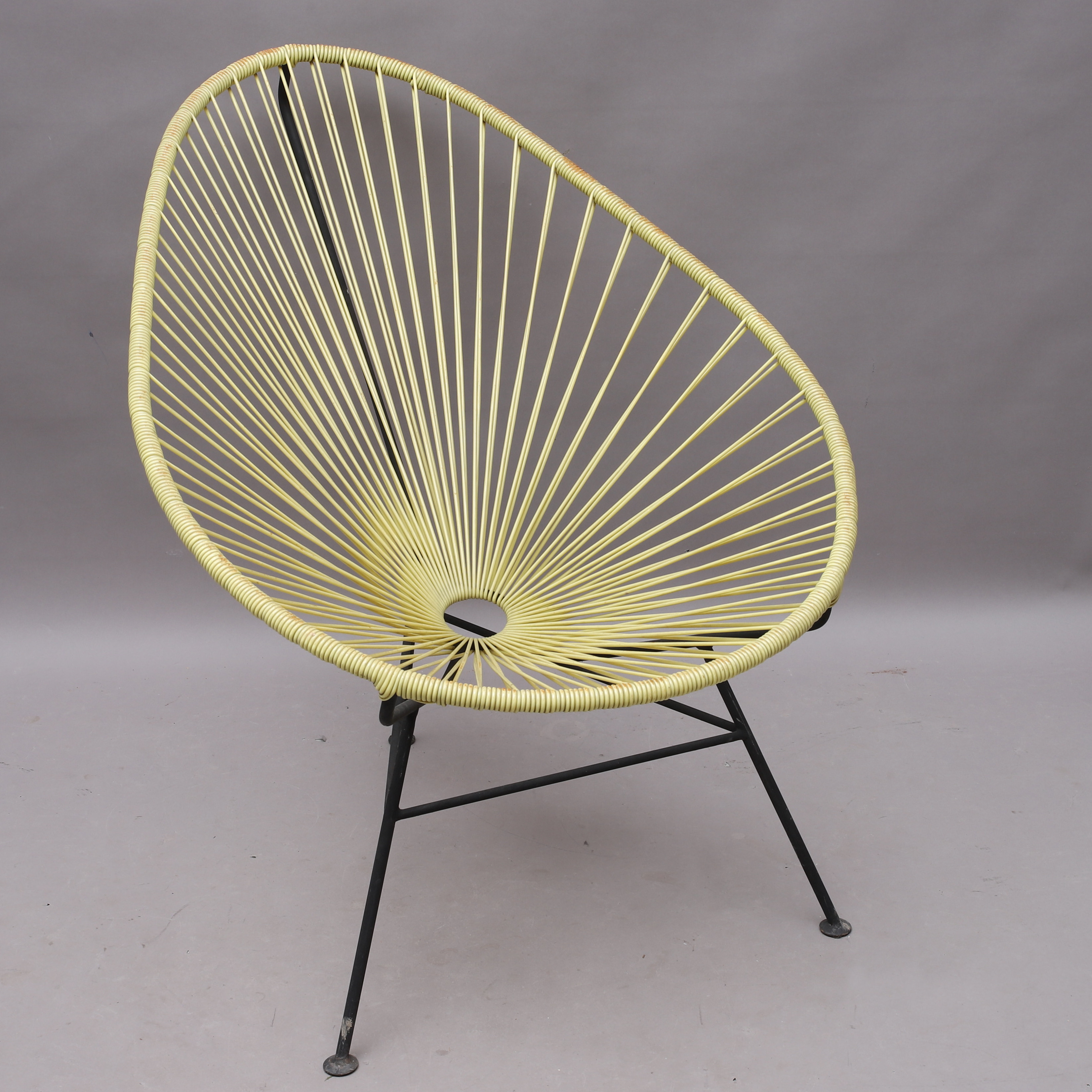 STOL, plast & metall, Acapulco-modell, 1900-talets andra hälft. | Barnebys