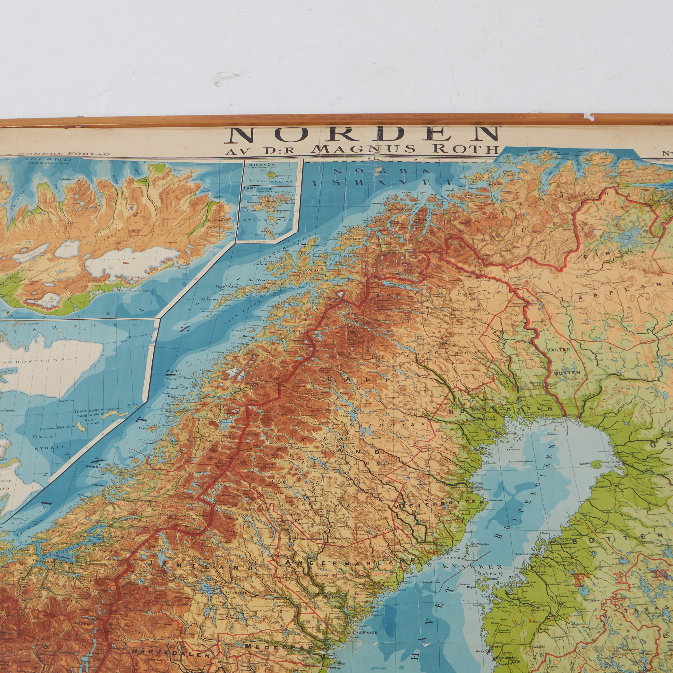 Images for 2081956. WALL MAP, "Norden", scale 1:1 million, General ...