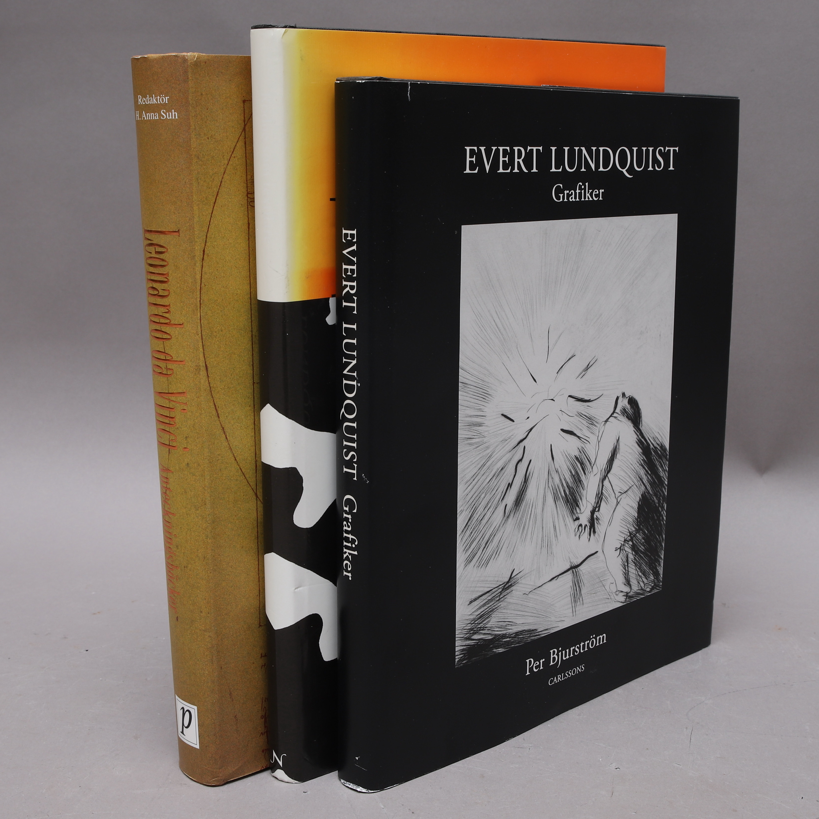 Images for 2083621. ART BOOKS, 3 pcs, Evert Lundquist, Leonardo da ...