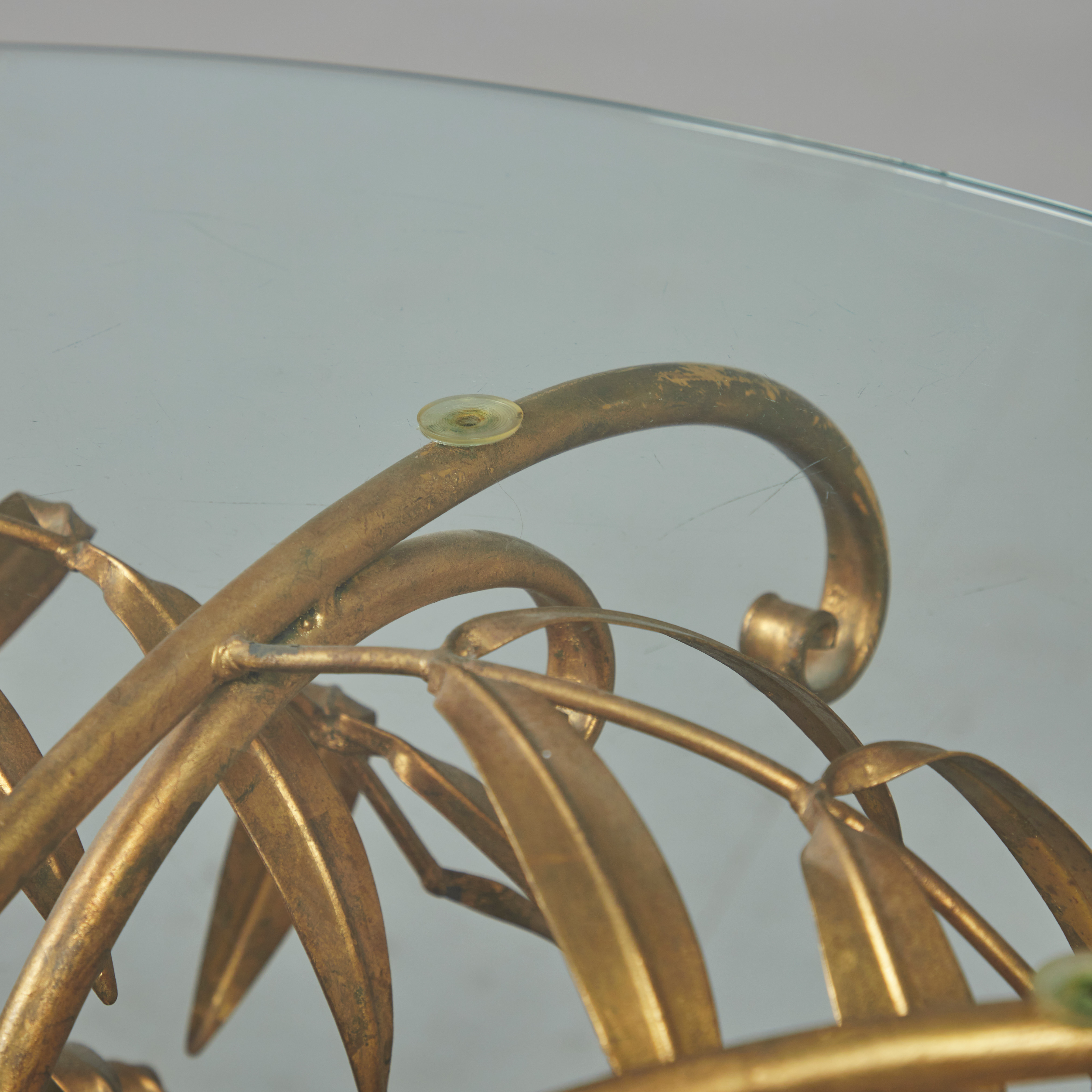 Bilder för 2084600. Hans Kögl, bord/soffbord, mässingsplatta, bladguld ...