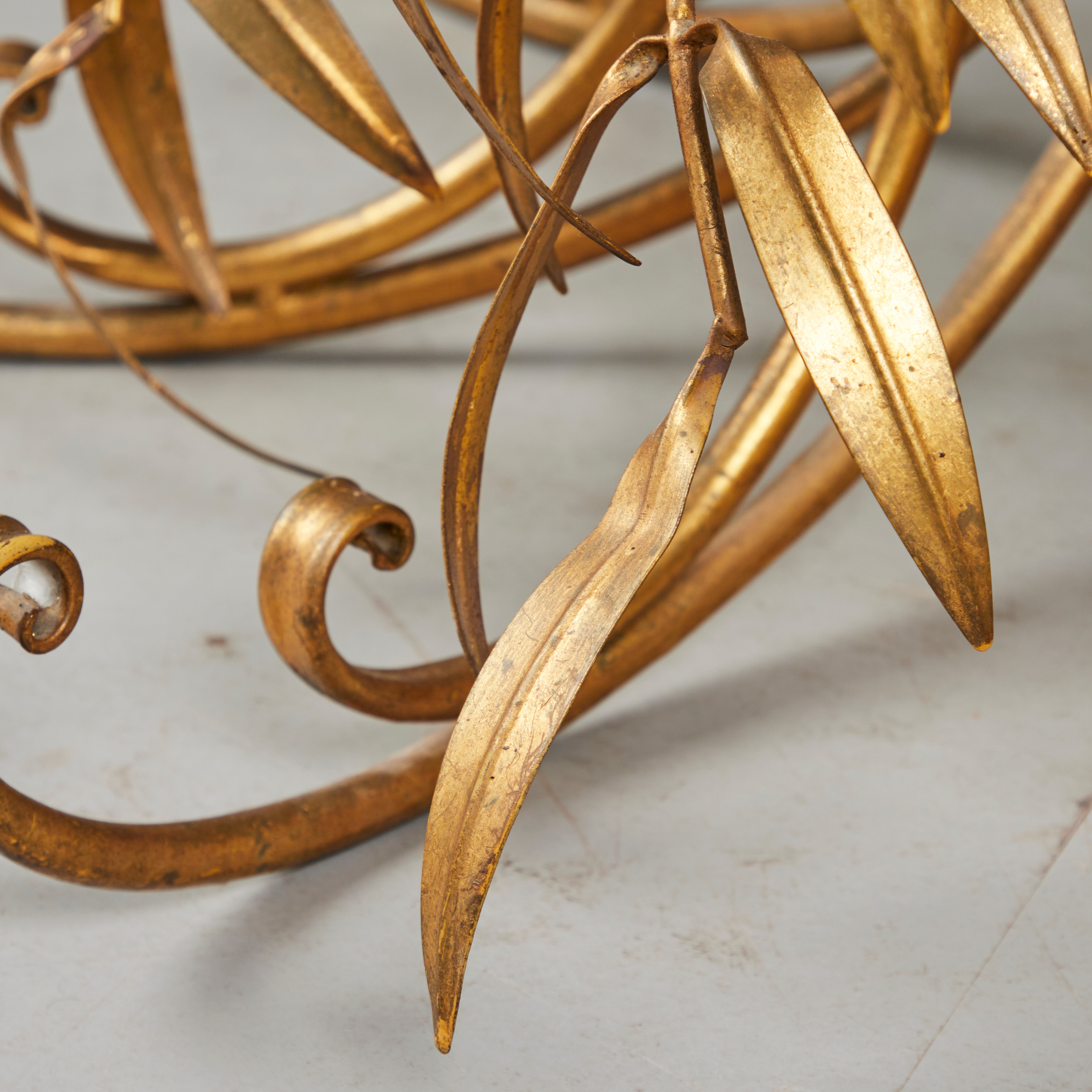 Bilder för 2084600. Hans Kögl, bord/soffbord, mässingsplatta, bladguld ...