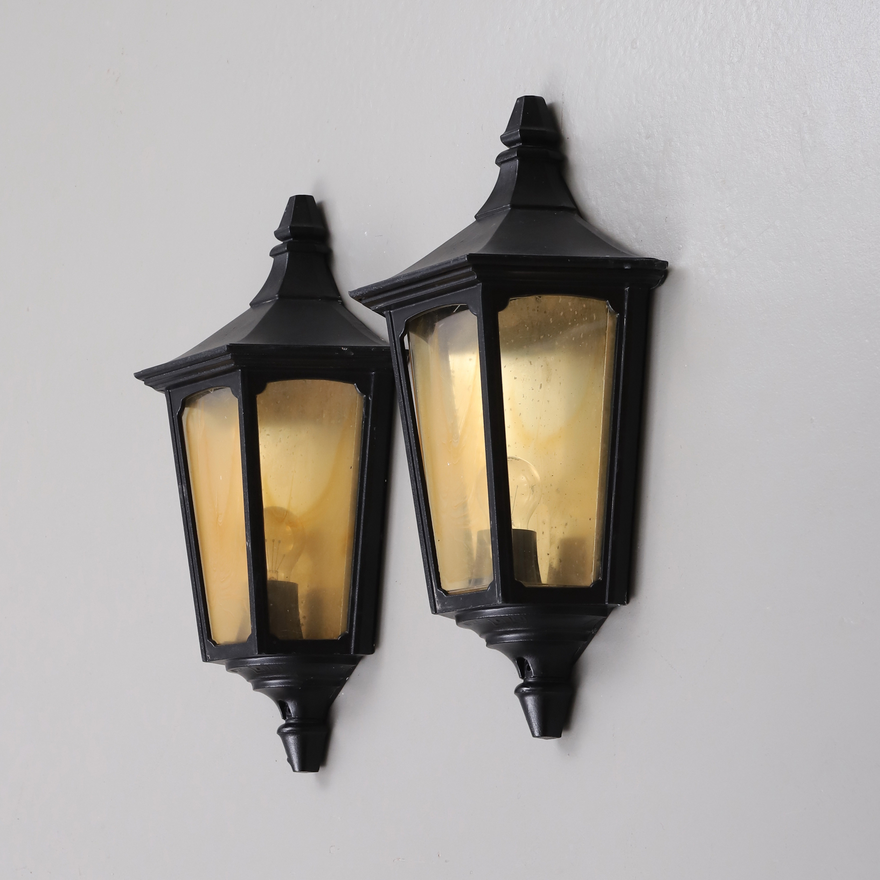Images for 2088911. WALL LAMPS, a pair, facade lighting, "Citadel ...