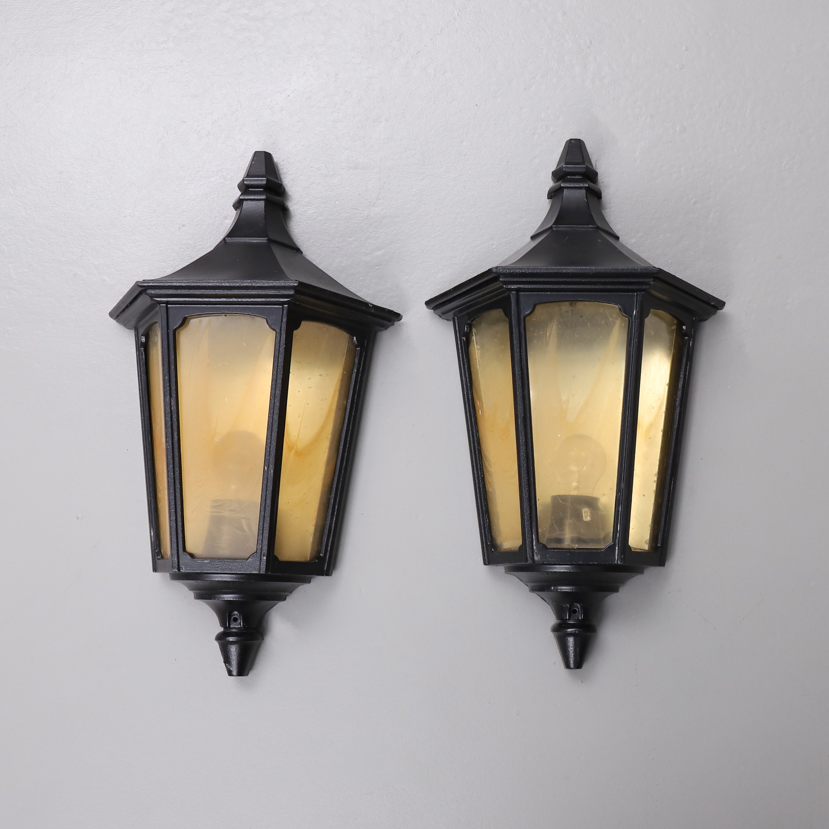 Images for 2088911. WALL LAMPS, a pair, facade lighting, "Citadel ...