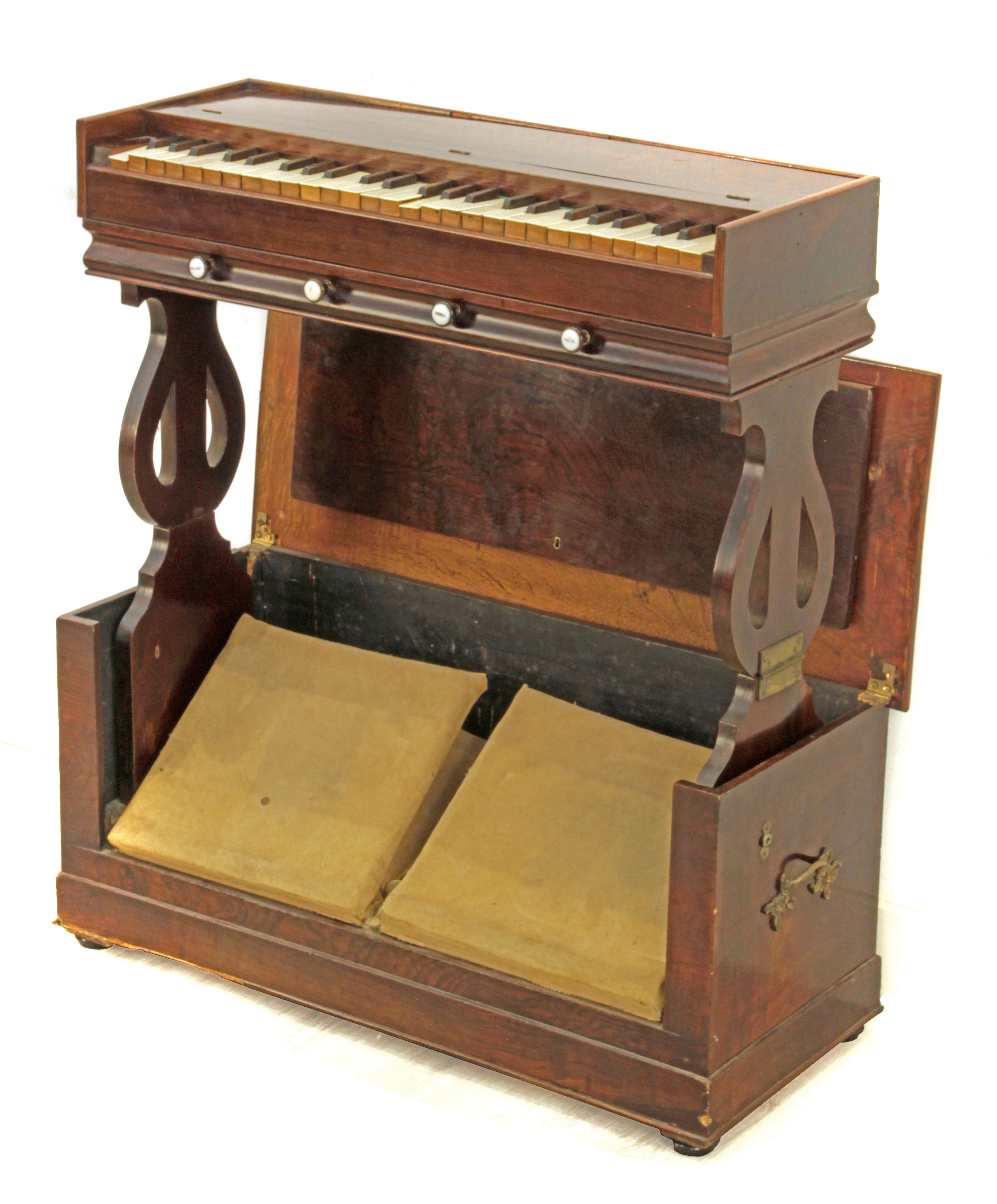 Images for 2095160. ENGLISH CLAVICHORD XIX CENTURY. In mahogany wood ...