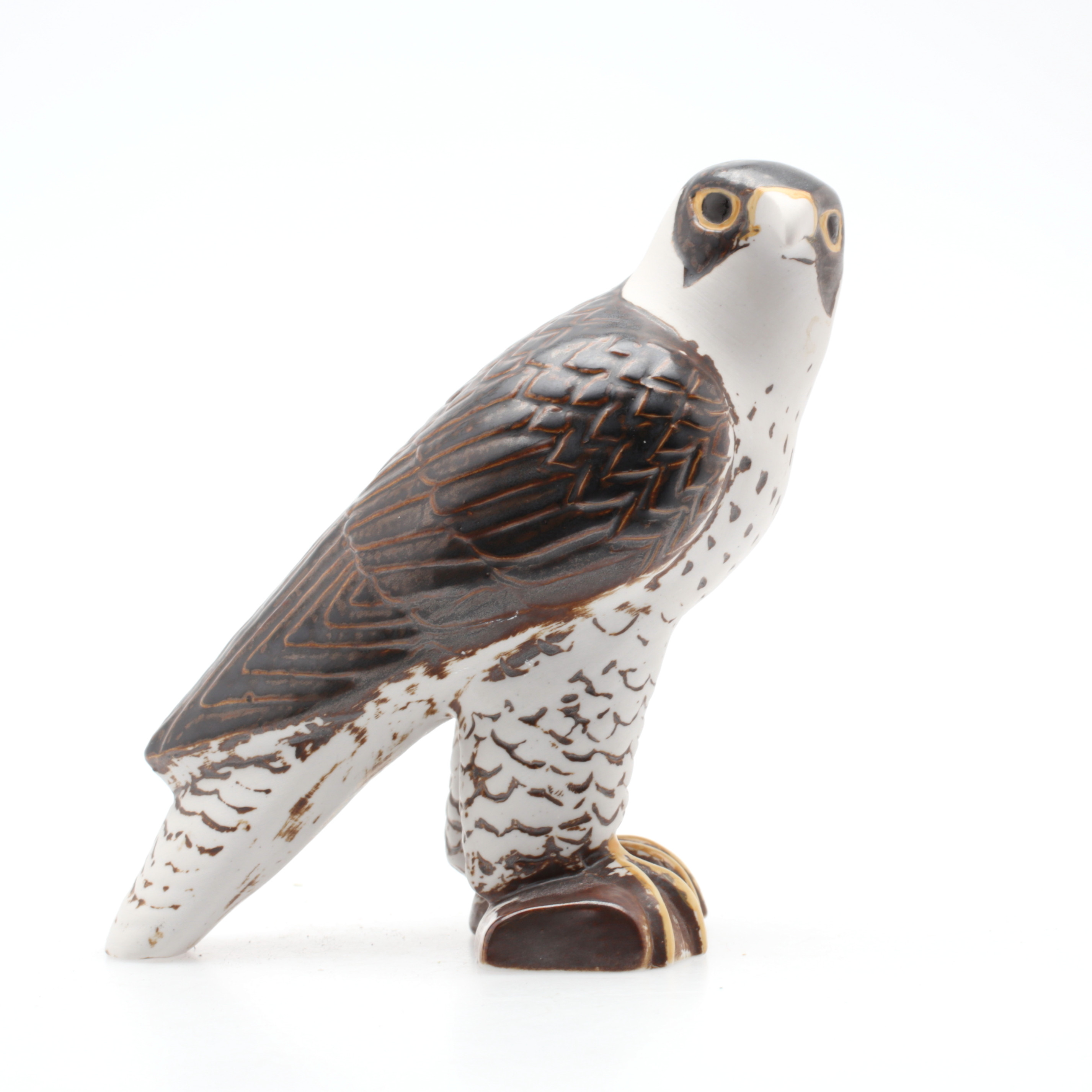 Images for 2096135. LISA LARSON. Figurine, stoneware, Peregrine falcon ...