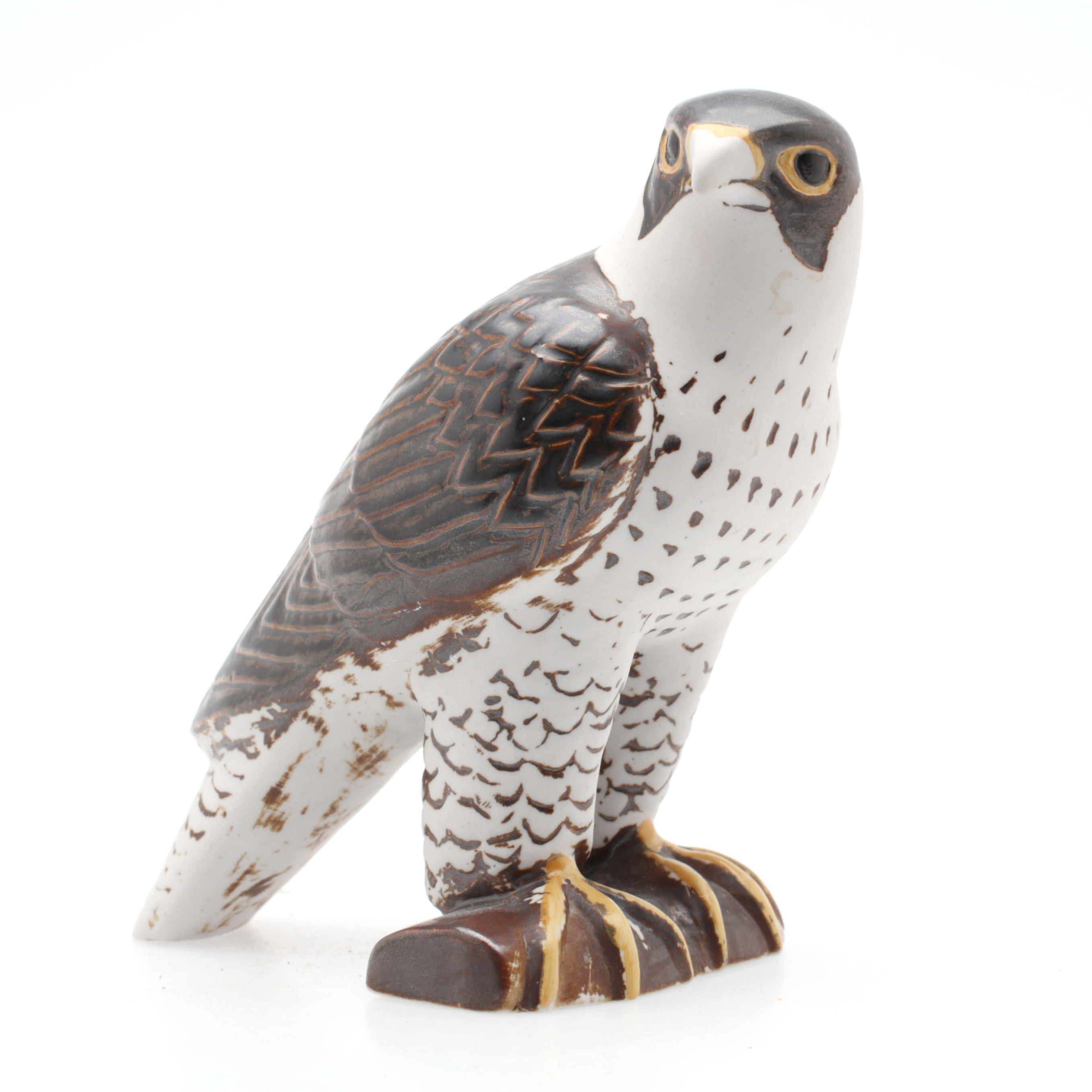 Images for 2096135. LISA LARSON. Figurine, stoneware, Peregrine falcon ...