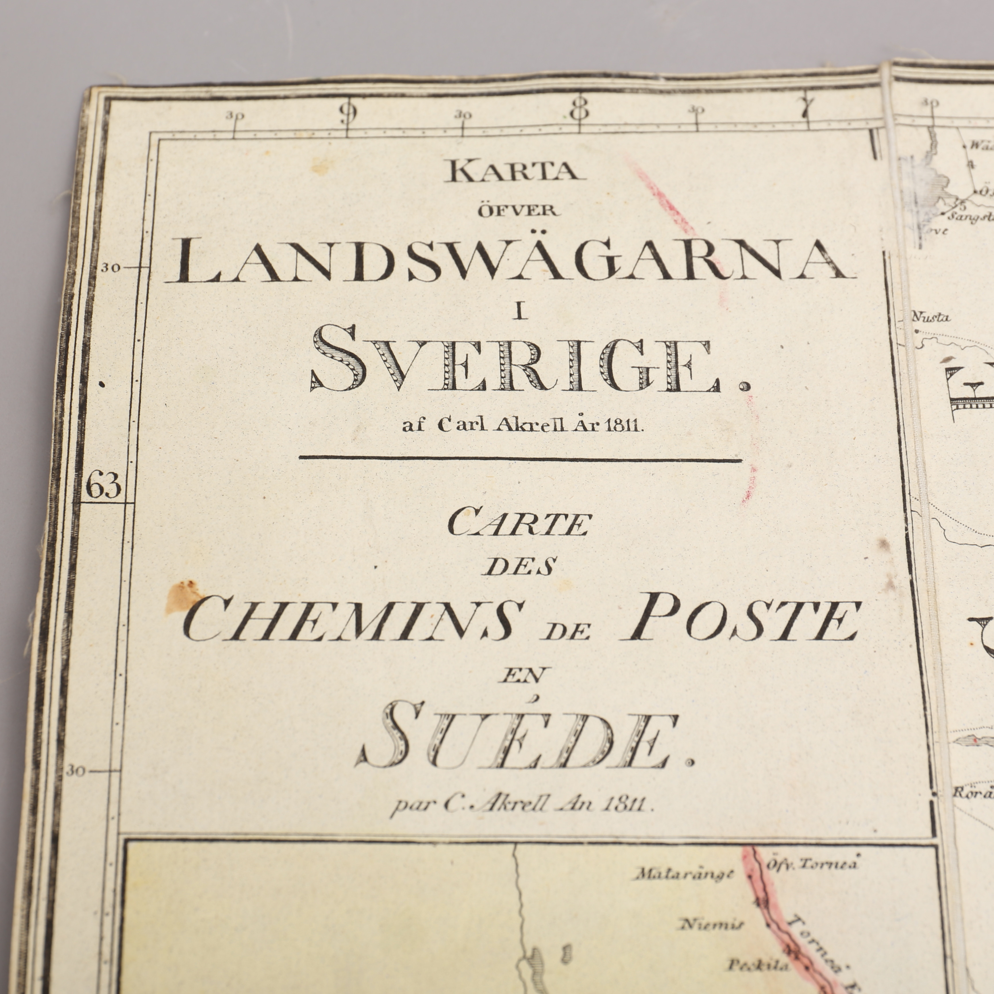 Imágenes para 2097136. CARL AKRELL, Mapa de las carreteras nacionales ...