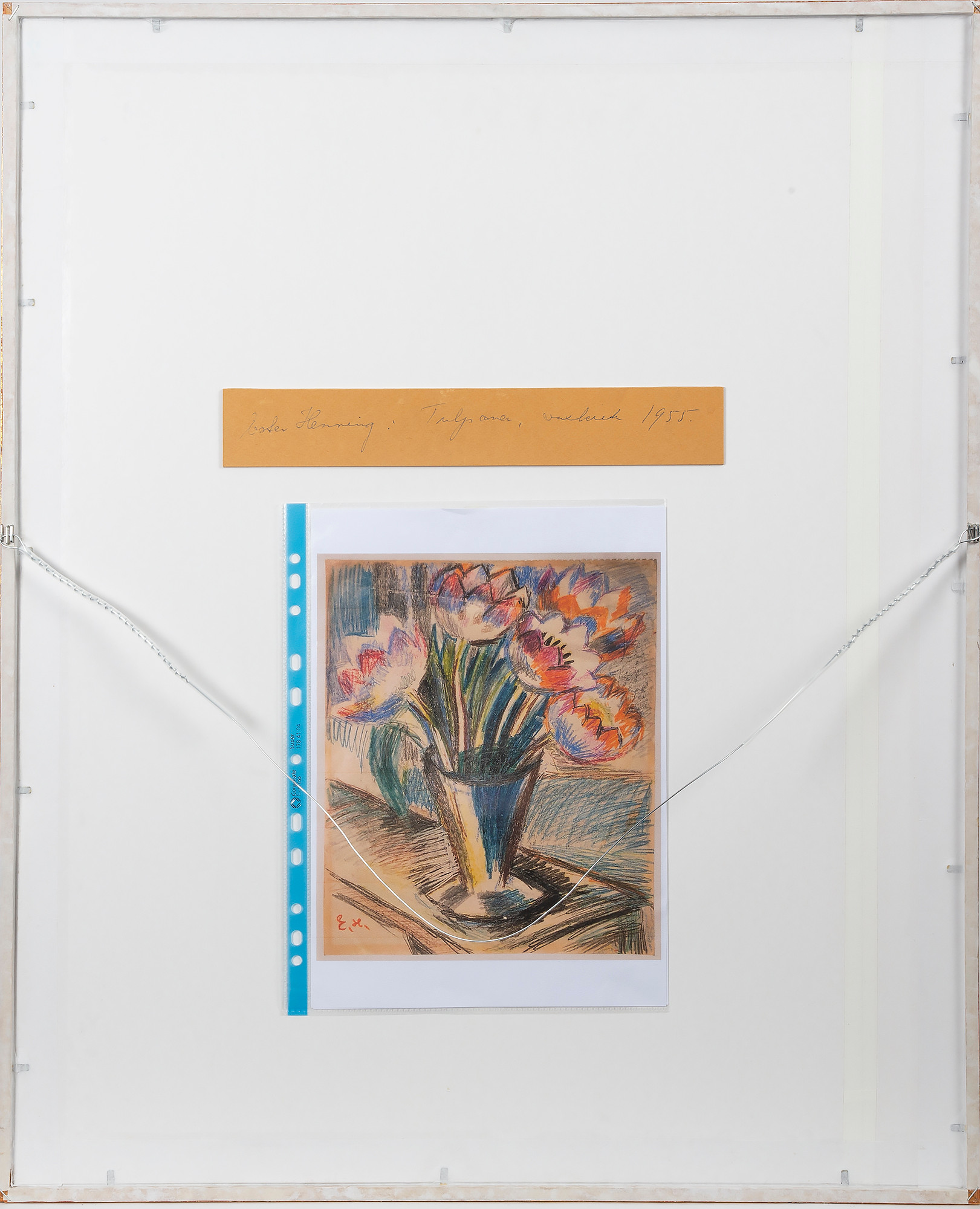 Images for 2099010. ESTER HENNING (1887-1985), Flower still life, wax ...