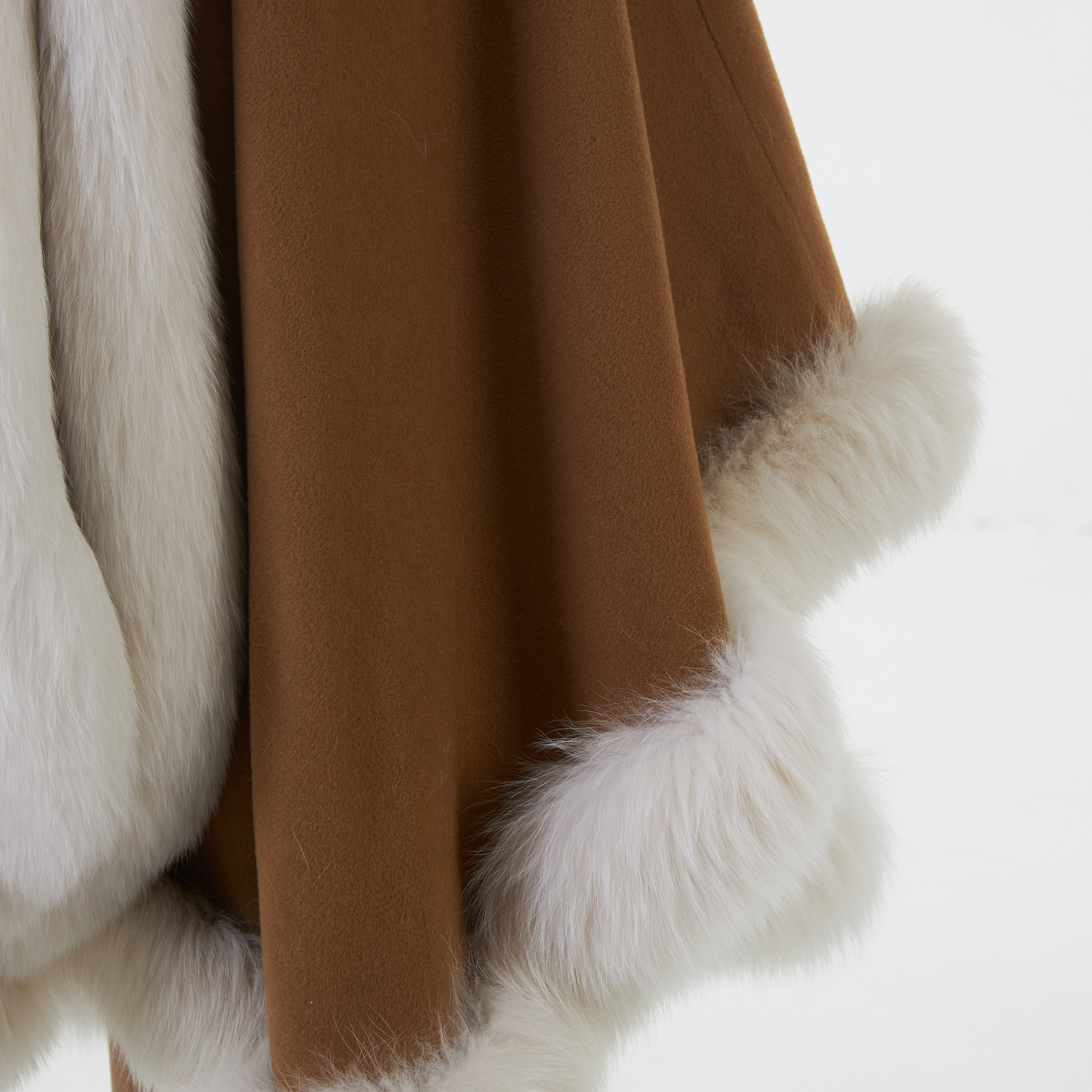 Images for 2099034. CAPE, contemporary, Saga Furs, camel colored ...