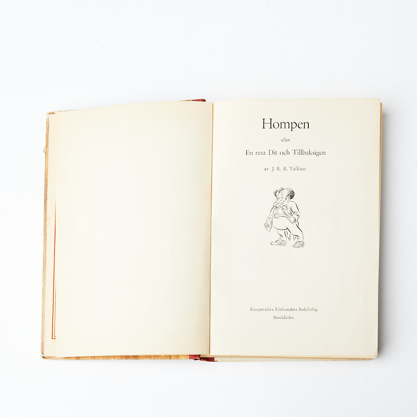 Images for 2100210. JRR TOLKIEN, "Hompen", Swedish translation, Uppsala ...