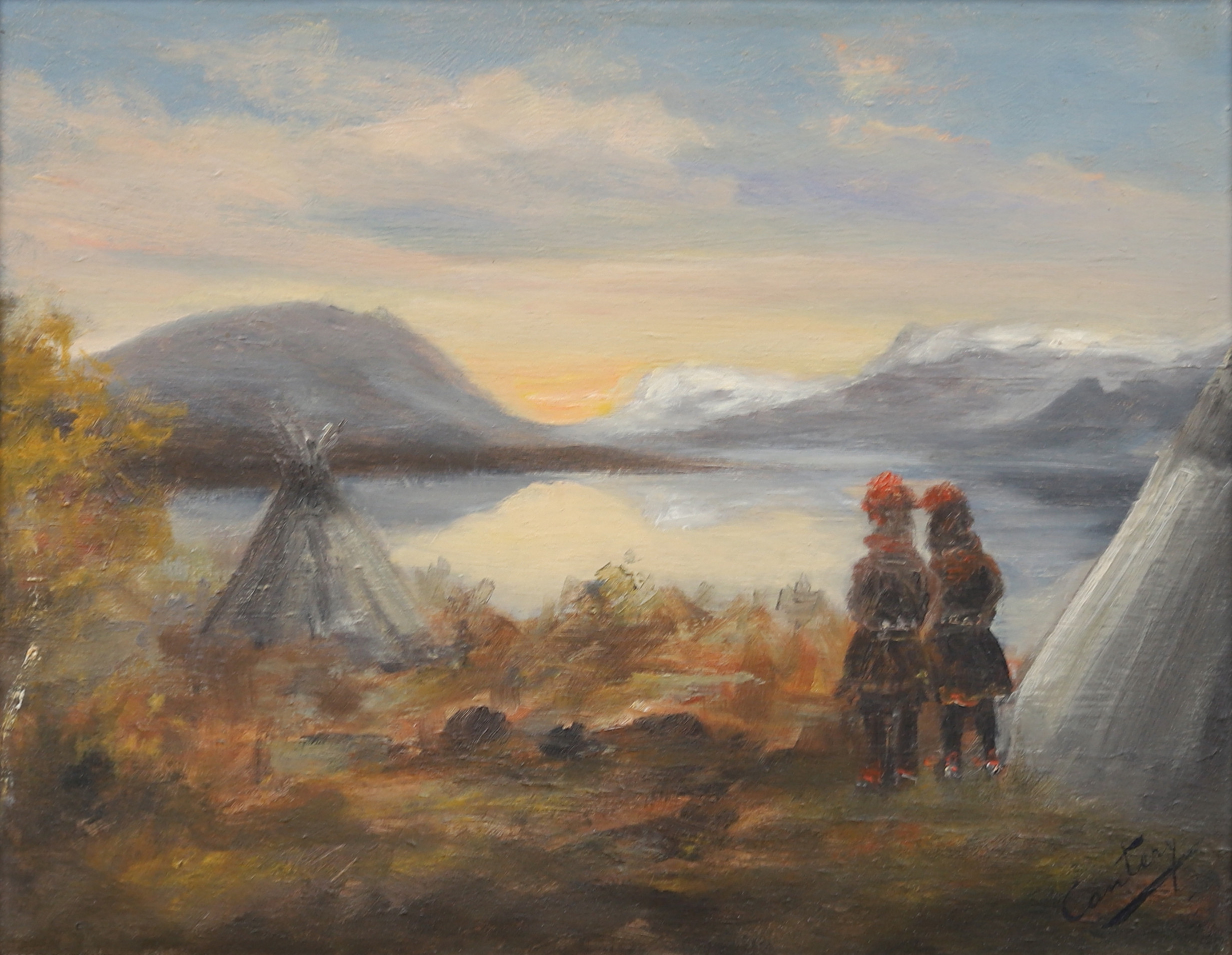 Images for 2104221. ARTHUR CANTERY (1897-1976). Sami in a mountain ...