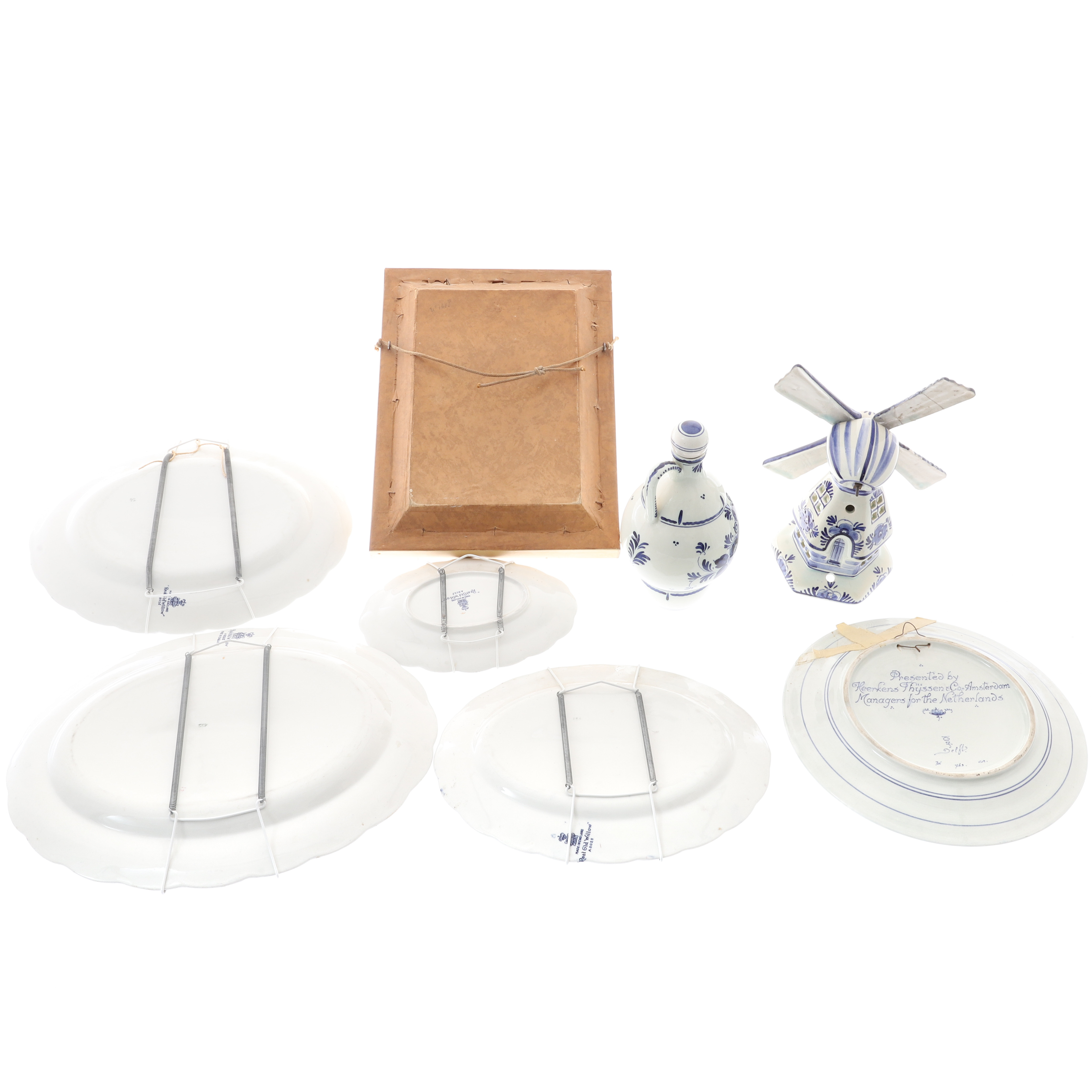 Images for 2104535. FOUR BOOTHS REAL OLD WILLOW PATTERN PLATES. - Auctionet